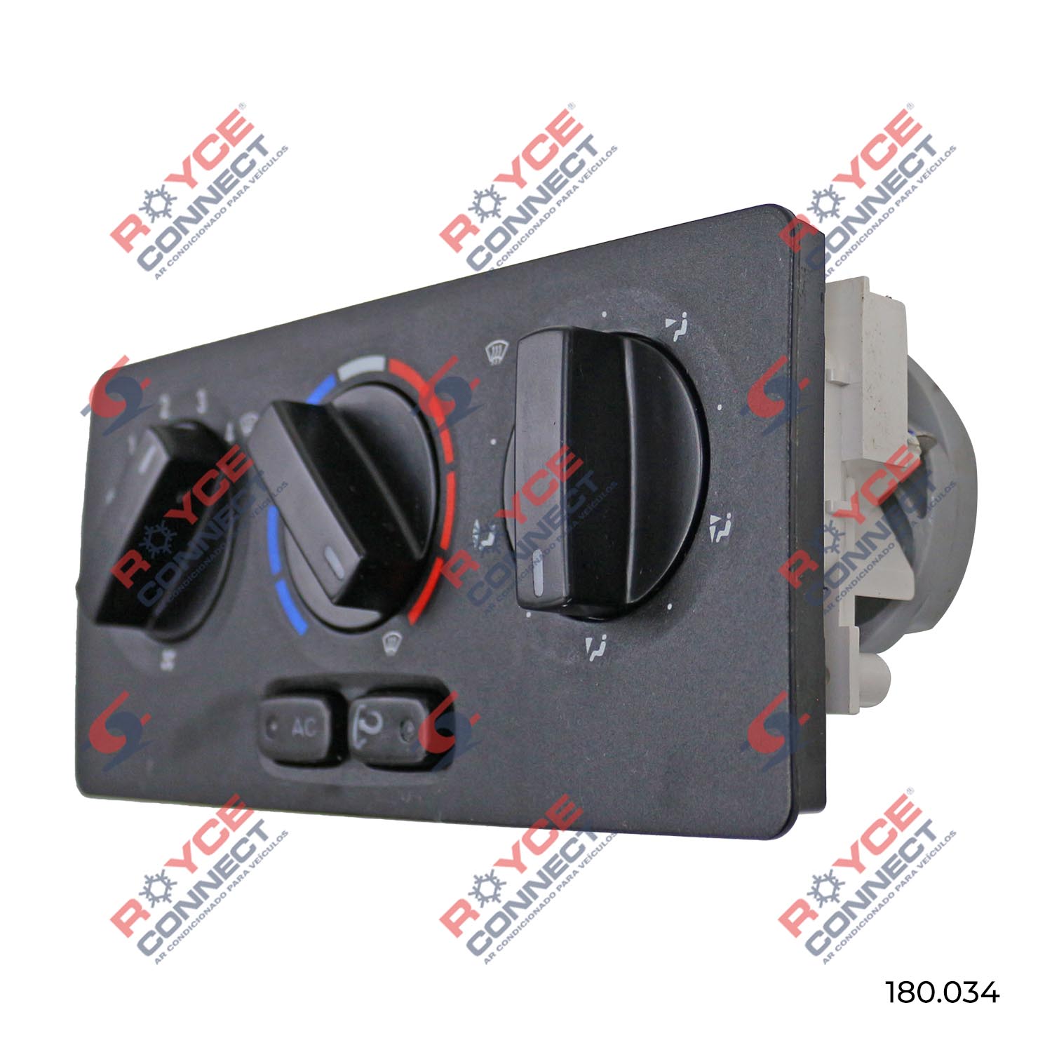 Painel de Controle do Ar Condicionado Caminhão Mercedes Benz - 24 Volts - Royce Connect