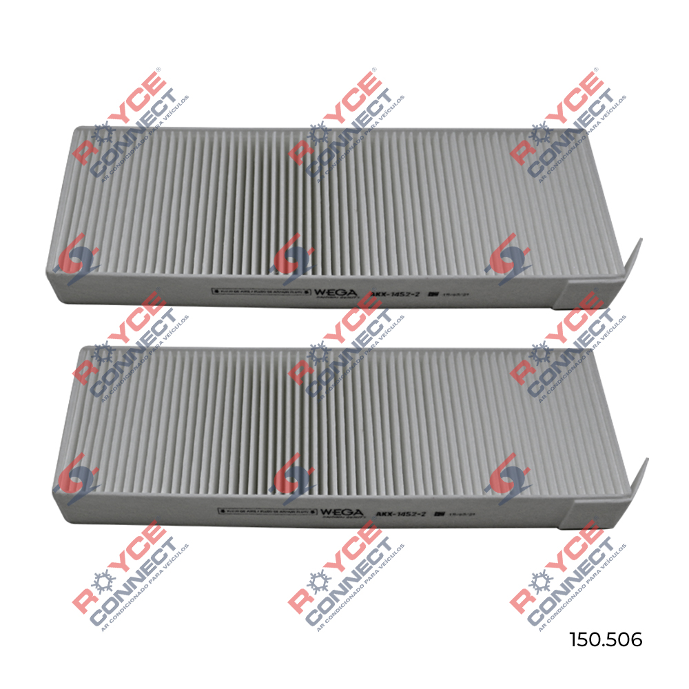 Filtro Cabine Peugeot 208 2021>/ Citroën C3 - 1.0/1.6 2023> Com 2 Pçs ...