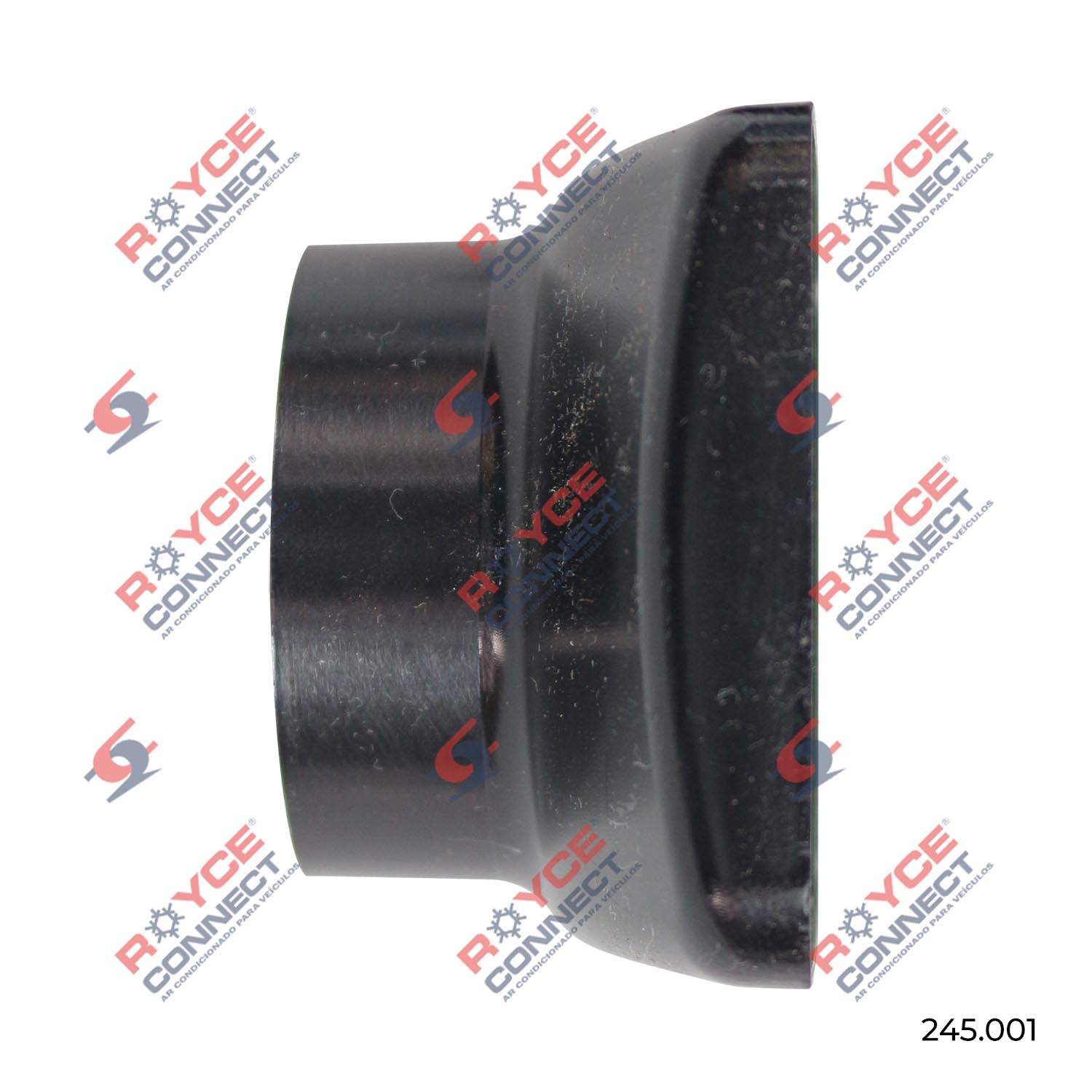 Difusor do Ar Condicionado Universal Retangular - Cor Preto/ com Bocal de 2 Polegadas - Royce ...