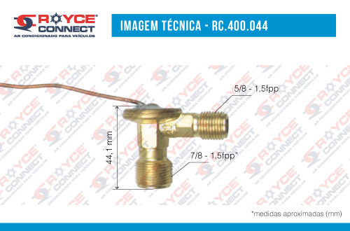 Válvula de Expansão Mitsubishi L200 2001 Até 2006 1.5t 1 Capilar C ...