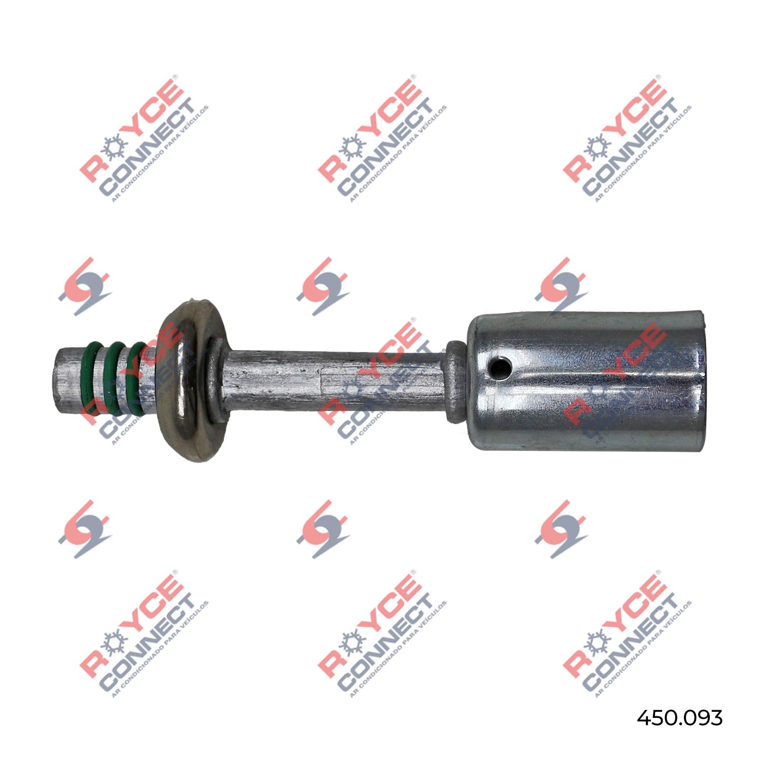 Conexão Spring Lock Reta Macho 06mm Aluminio c/Clip - Royce Connect