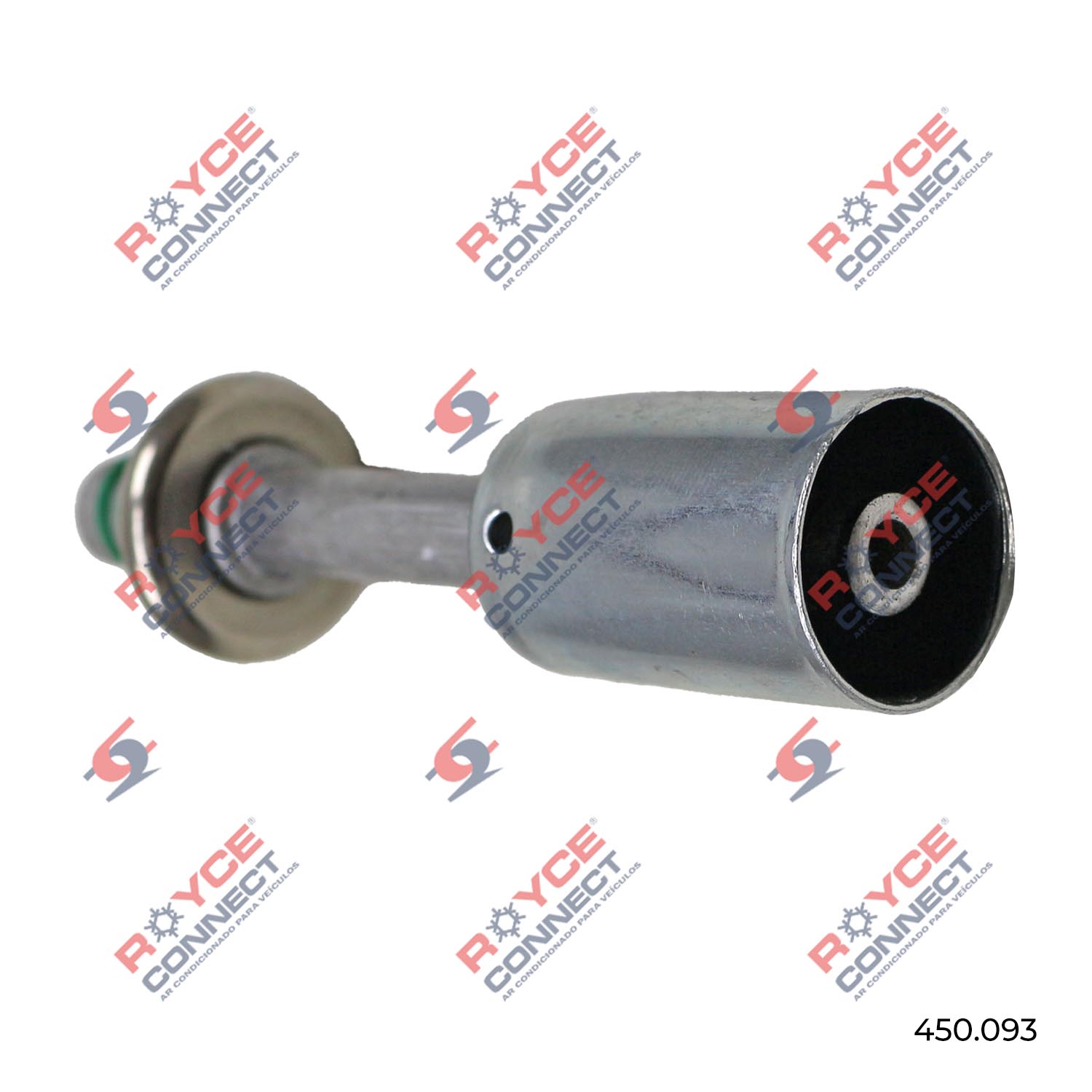 Conexão Spring Lock Reta Macho 06mm Aluminio c/Clip - Royce Connect