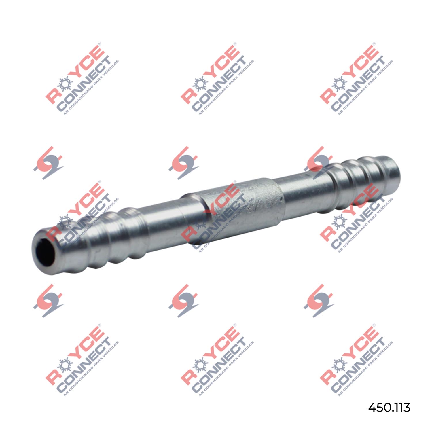Emenda 06mm Aluminio s/Clip - Royce Connect