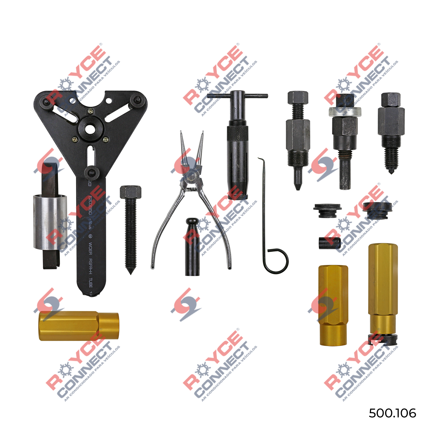 Caixa Ferramenta Saca e Instala Selo e Polia para Compressor Harrison ...