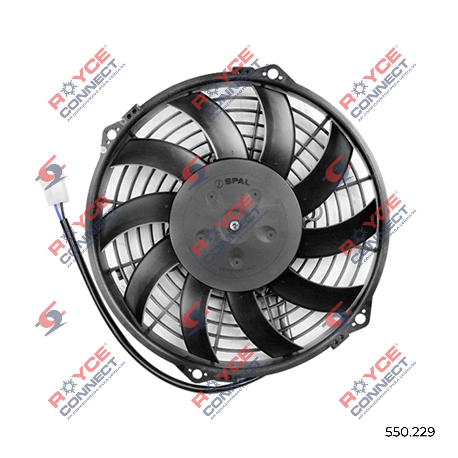 Eletroventilador Universal Spal Soprante 9 Polegadas Pás Em S - 24 ...