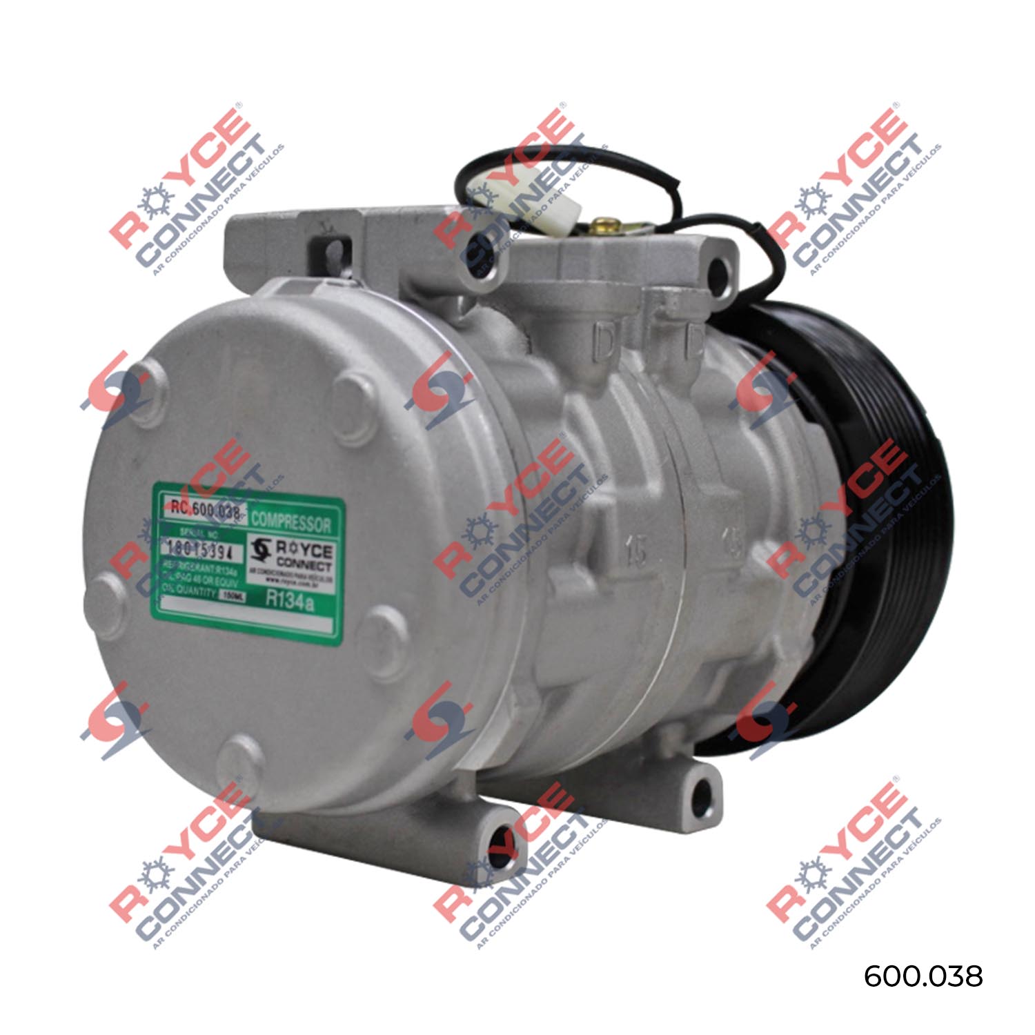 Compressor 10P15 Máquina Colheitadeira John Deere CB2500H - 12 Volts ...
