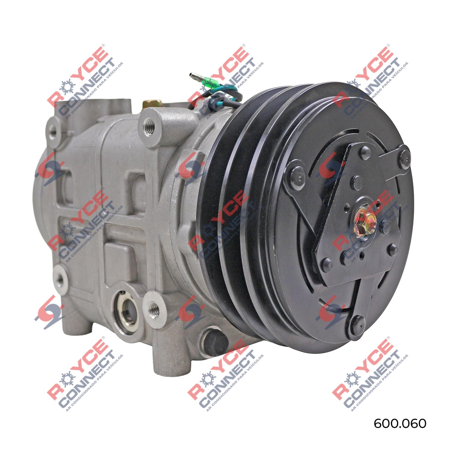 Compressor Modelo TM31HD Ônibus 313cm³ - 24 Volts Polia 2A 158mm R134a - Royce Connect