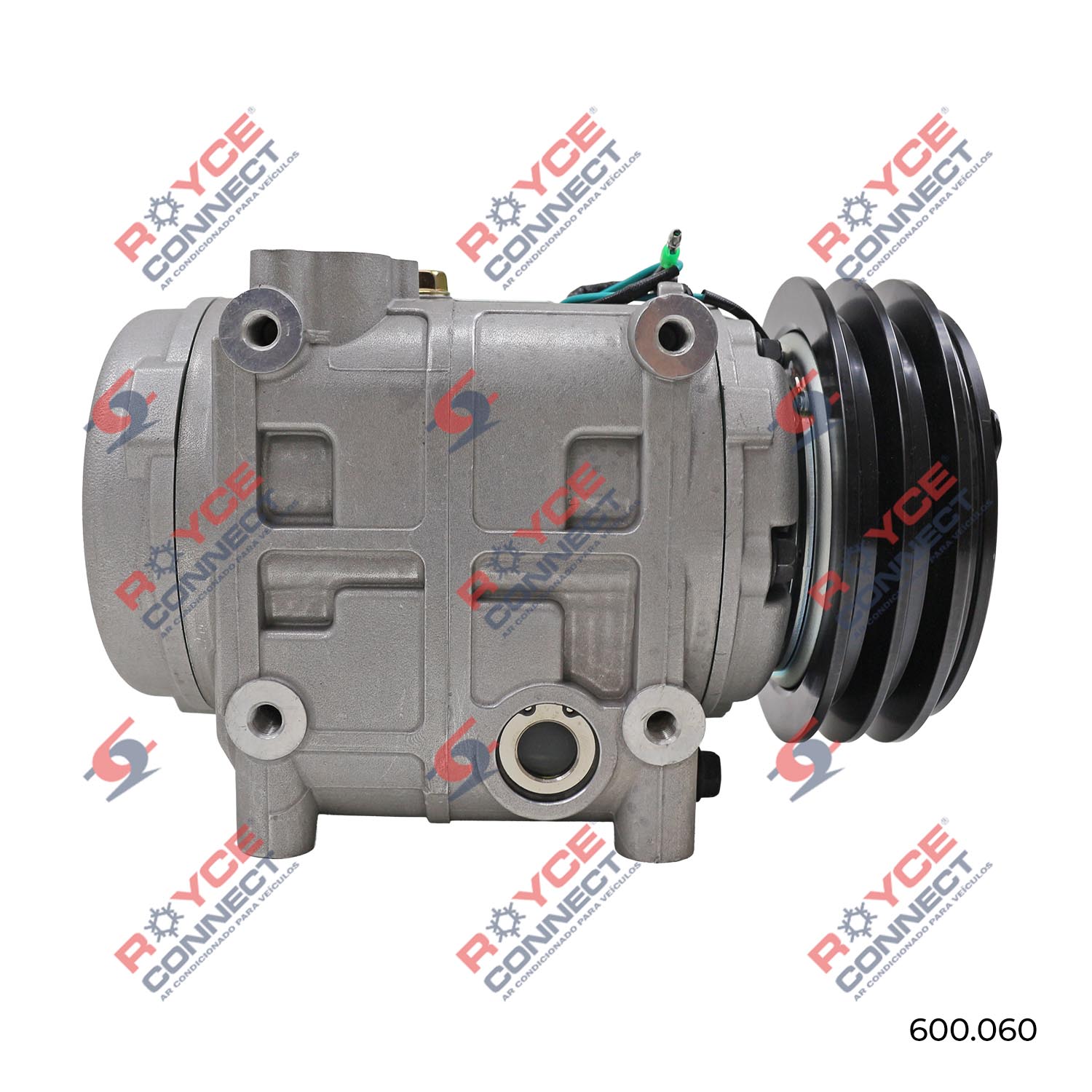 Compressor Modelo TM31HD Ônibus 313cm³ - 24 Volts Polia 2A 158mm R134a - Royce Connect