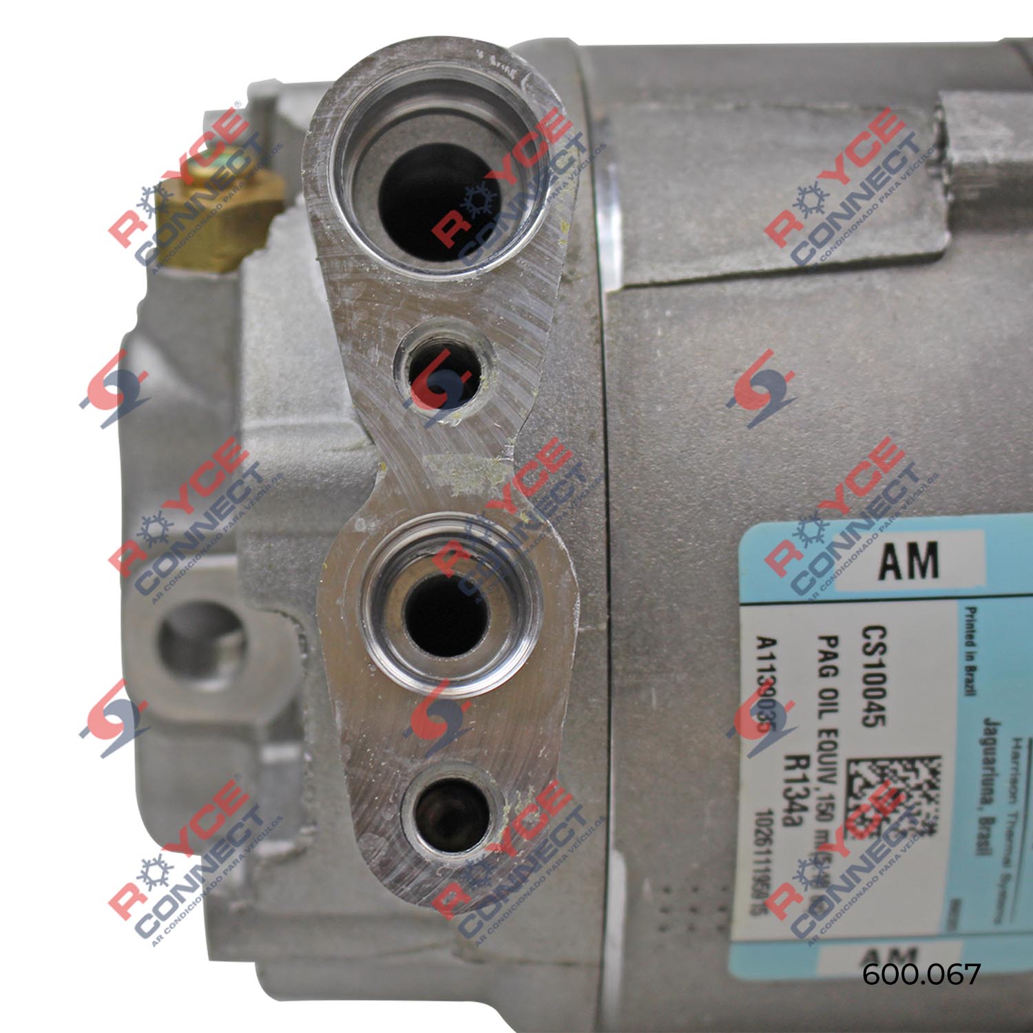 Compressor Delphi 10045 CVC Volkswagen Gol/ Parati/ Saveiro 1.8 Maio de ...