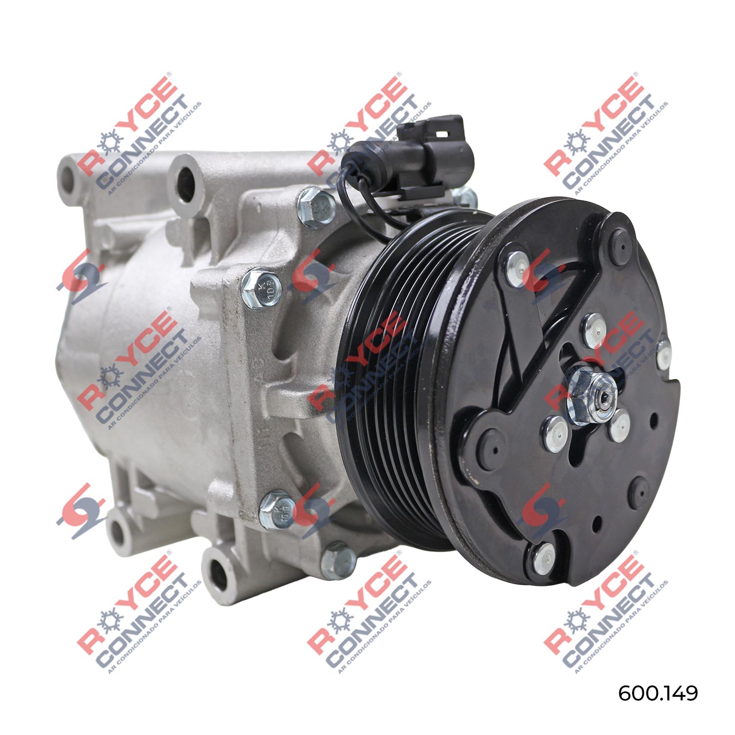 Compressor Ford Focus 2007> Motor Duratec - 12 Volts Polia 6pk 95mm ...