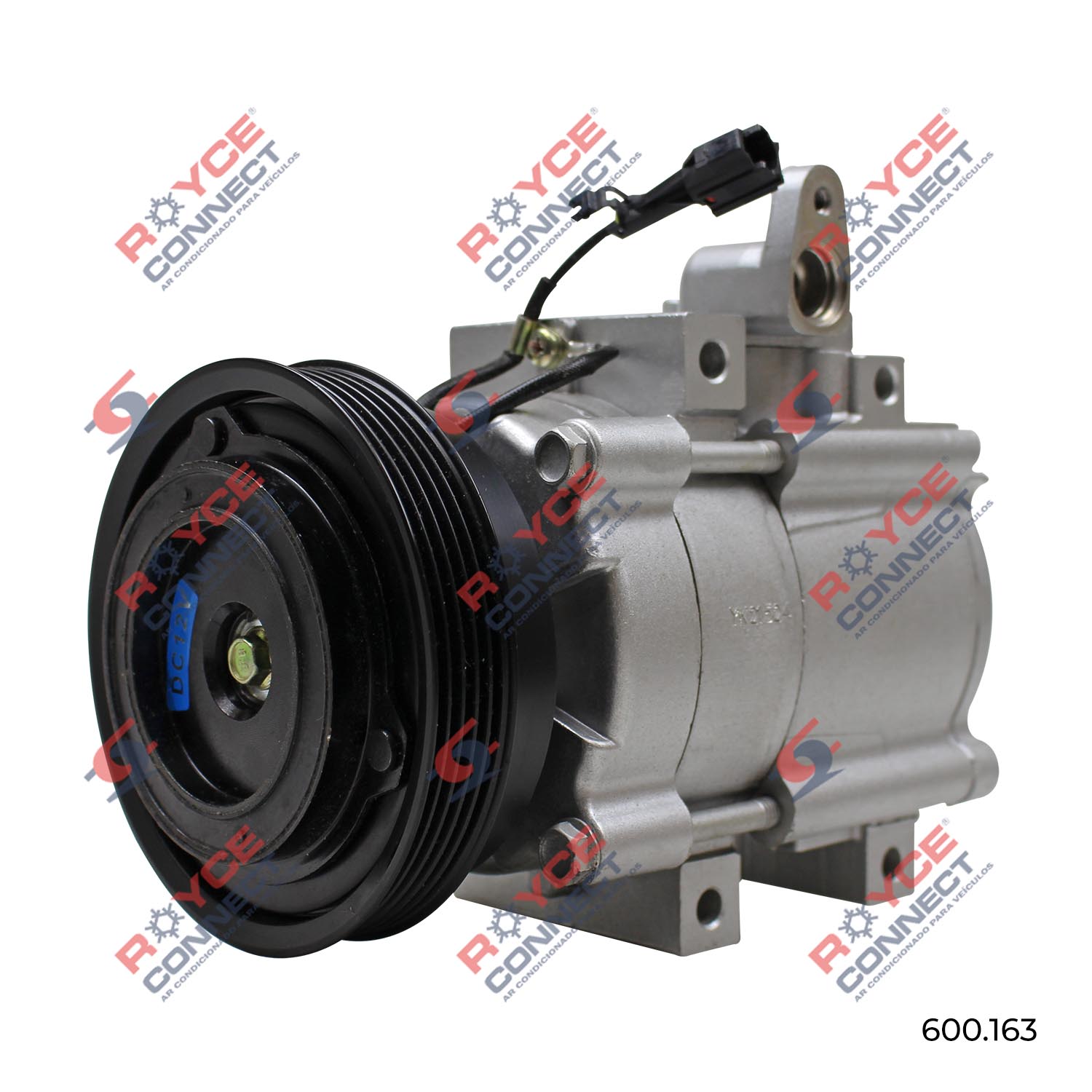 Compressor Modelo Halla Hyundai Santa Fé 2.4 8 Válvulas 2001 Até 2009 ...