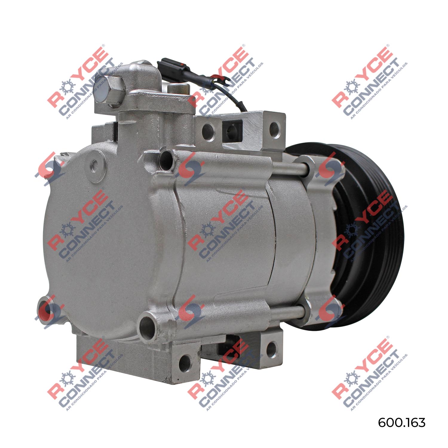 Compressor Modelo Halla Hyundai Santa Fé 2.4 8 Válvulas 2001 Até 2009 ...