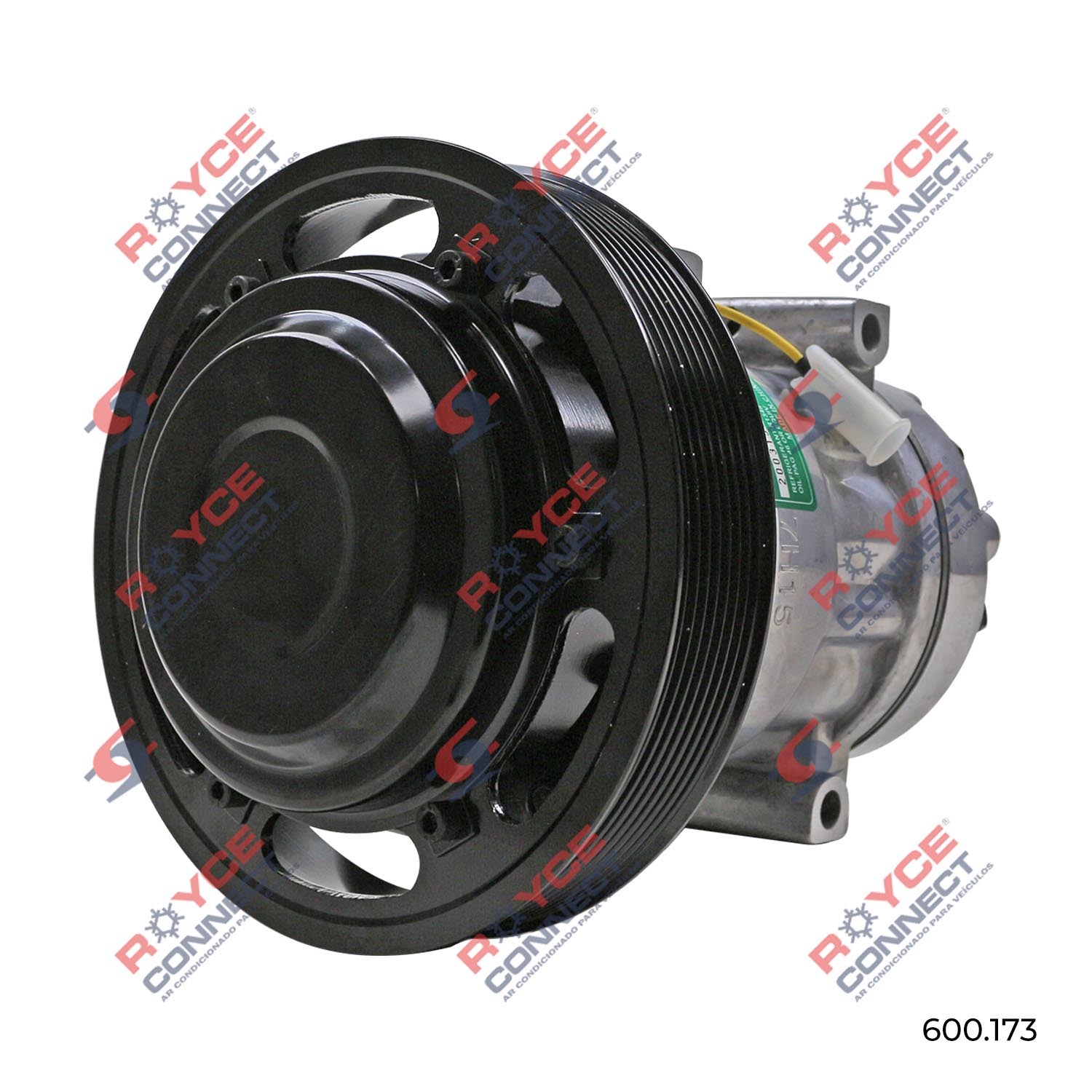 Compressor AA7H15AA 4116U Caminhão Volvo 2008 Até 2019 - 24 Volts Polia ...