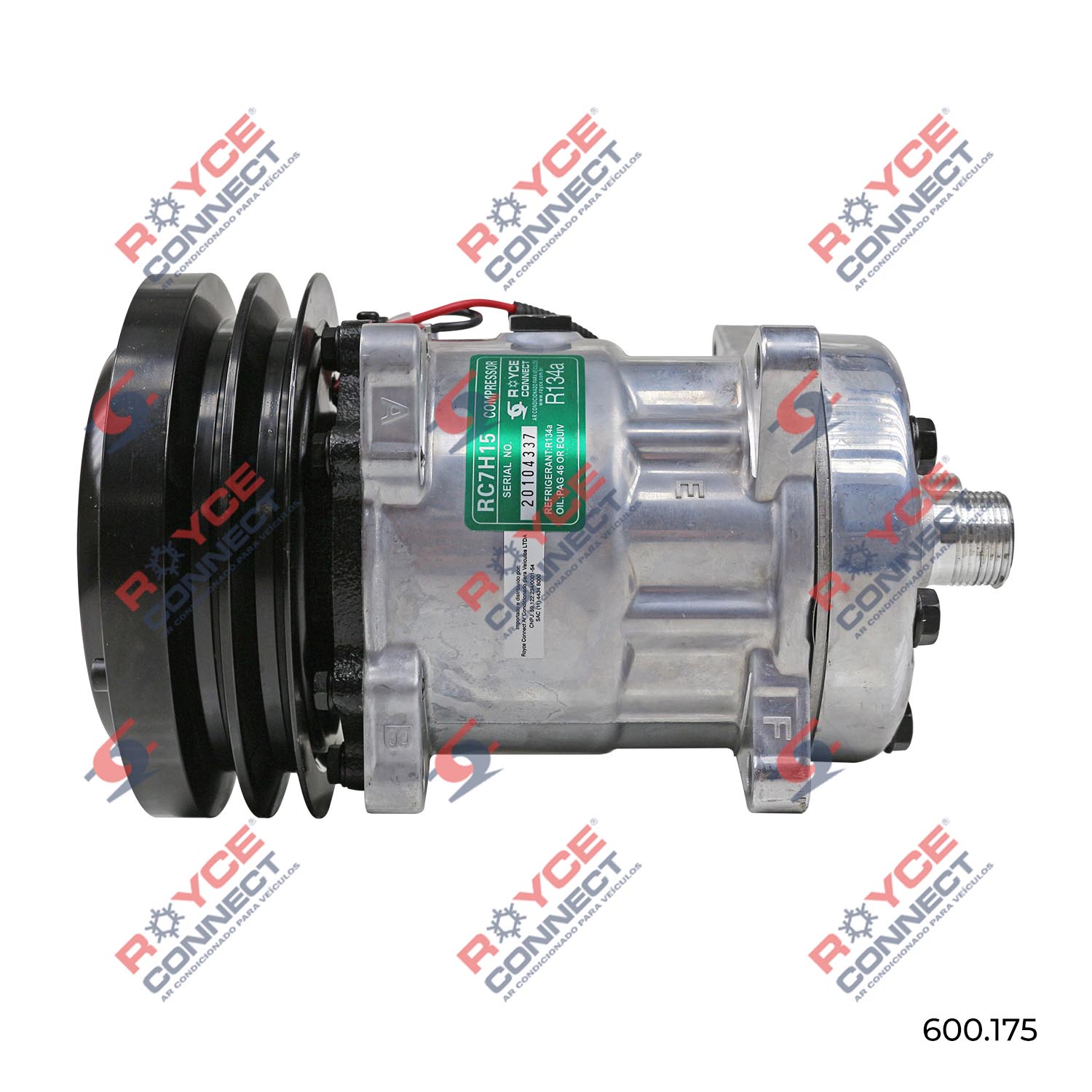 Compressor AB7H15AB U4609 Máquina Case / New Holland TC5070 - 12 Volts ...