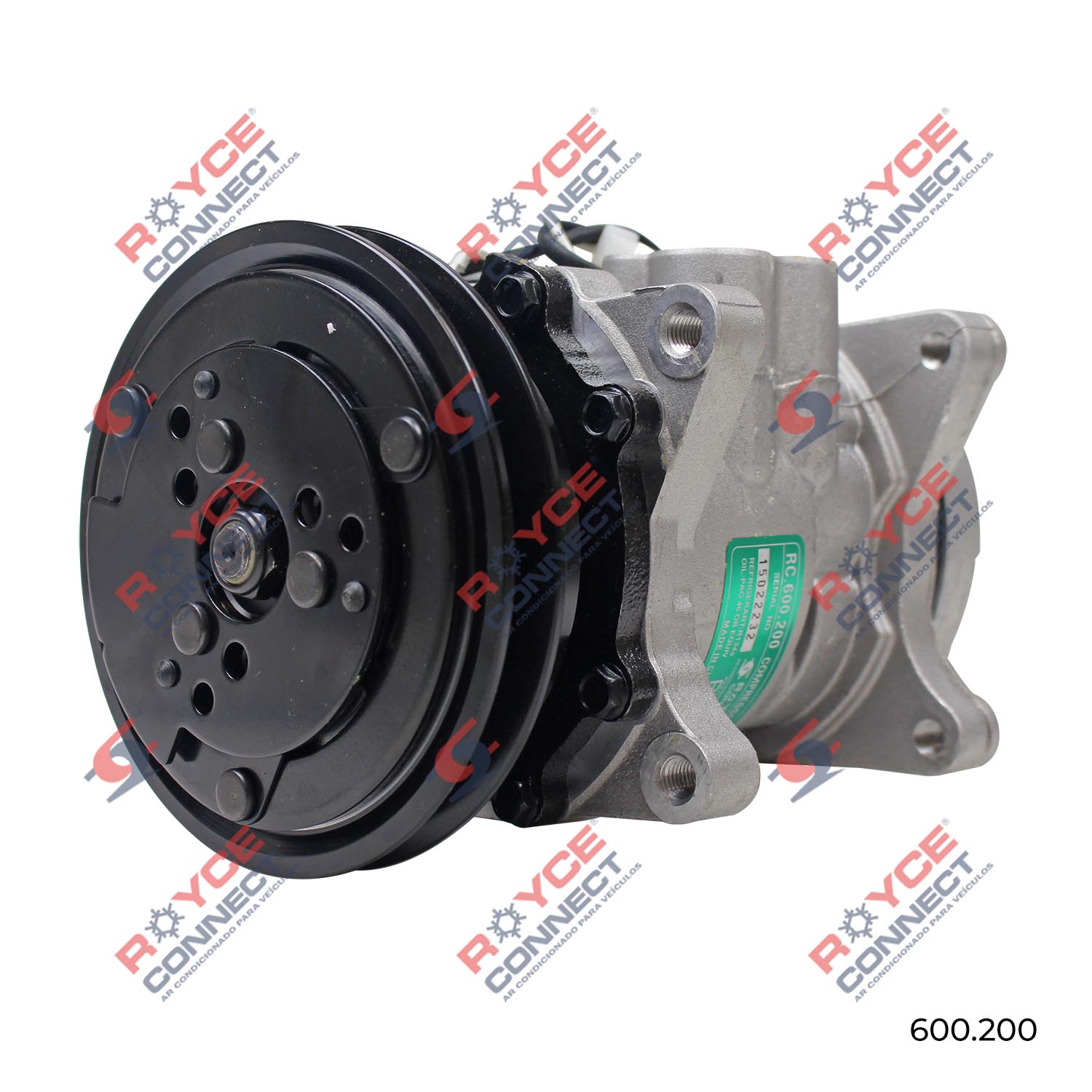 Compressor Modelo 6P148/ 5H14 Universal - 12 Volts Polia Canal 1A 142mm ...