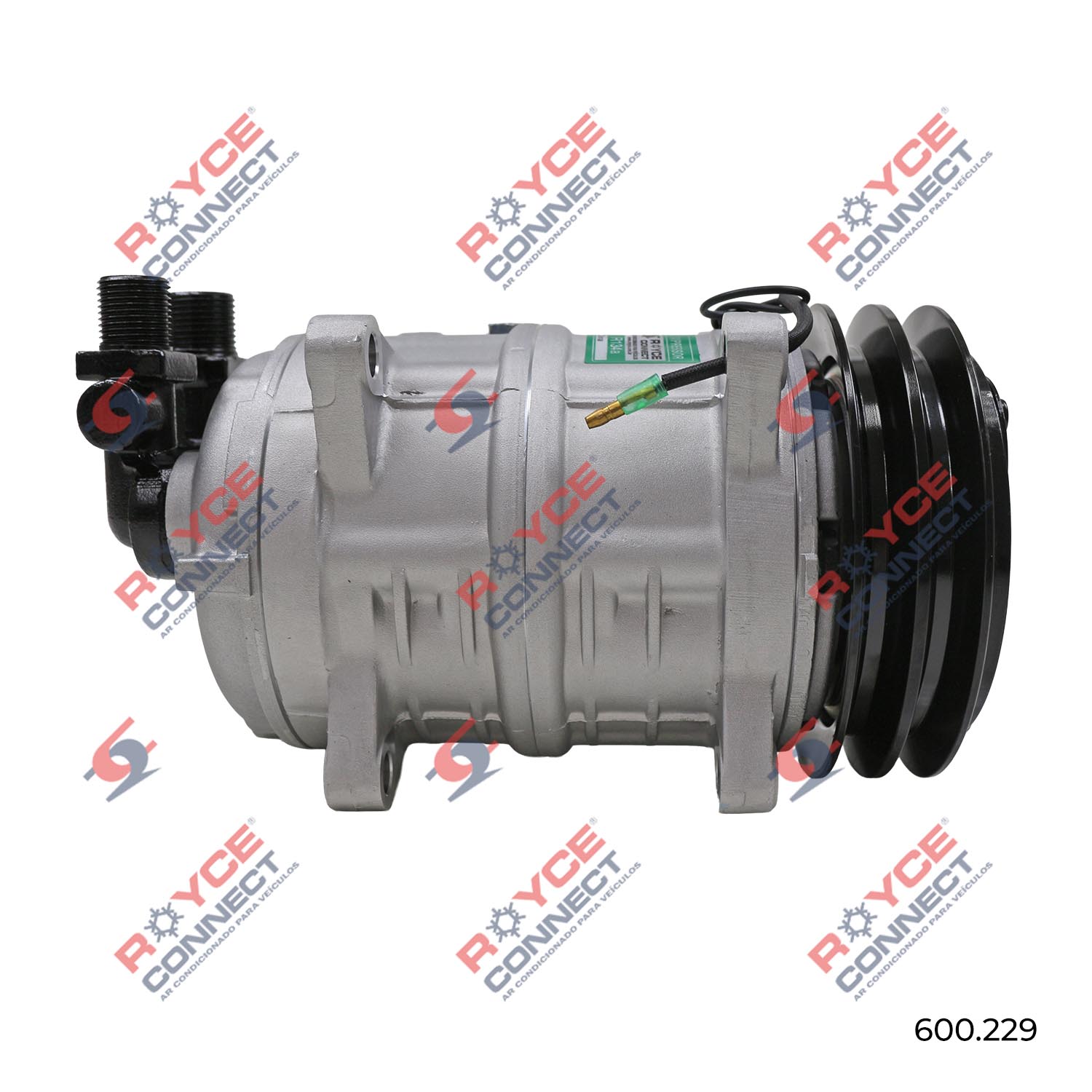 Compressor Modelo TM16HS 163cm³ 8 Orelhas Saida Para Cima - 12 Volts Polia 2A 135mm R134a ...