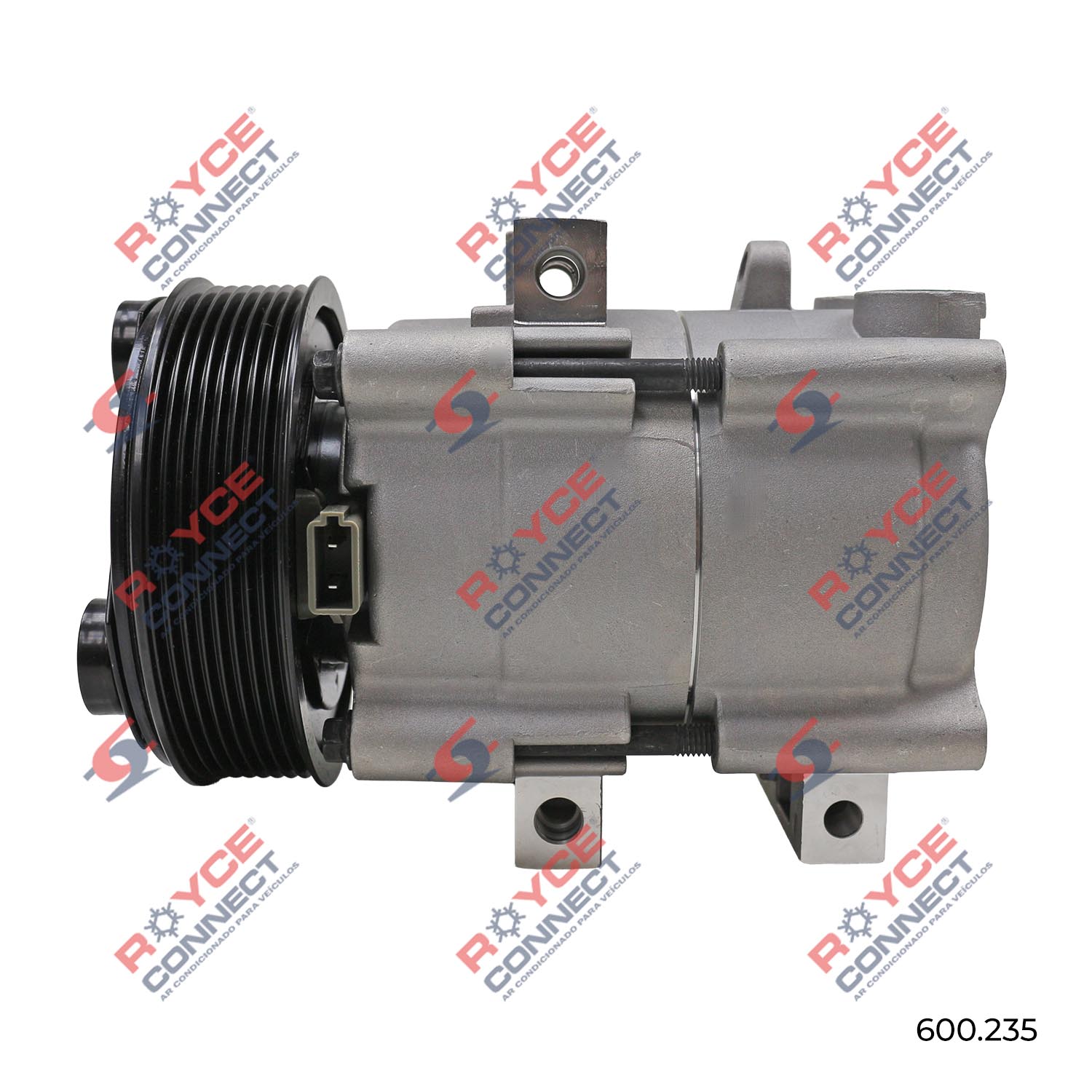 Compressor Ford Modelo Fic FS10/ FX15/ F250 Diesel - 12 Volts Polia 8pk ...