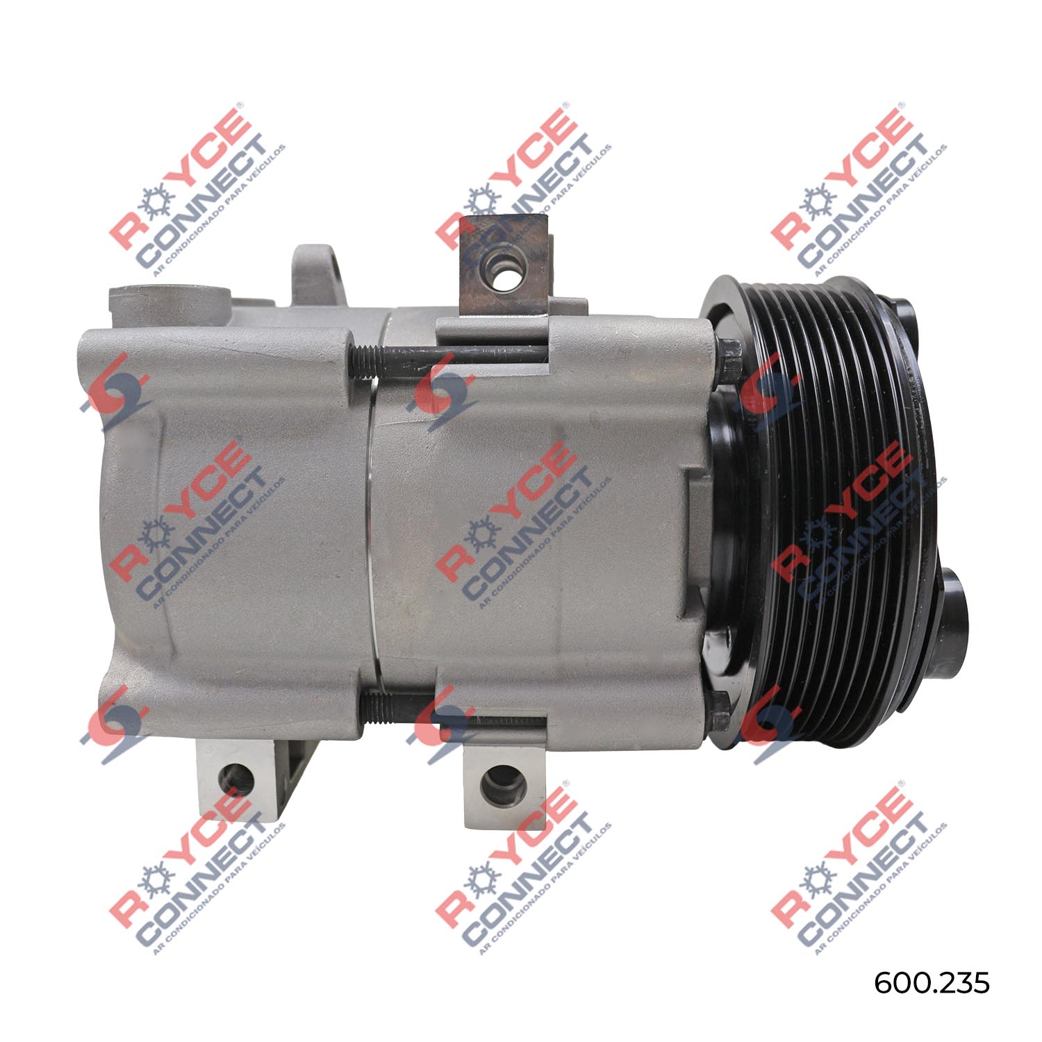 Compressor Ford Modelo Fic FS10/ FX15/ F250 Diesel - 12 Volts Polia 8pk ...