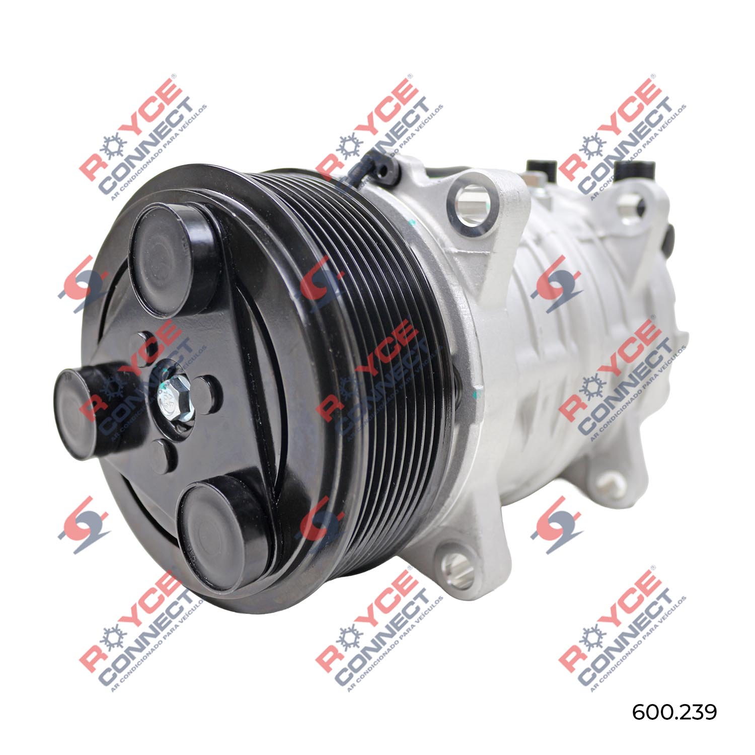 Compressor Modelo TM16HS 163cm³ Saída Para Cima 8 Orelhas R134a - 12 Volts Polia 8pk 119mm ...