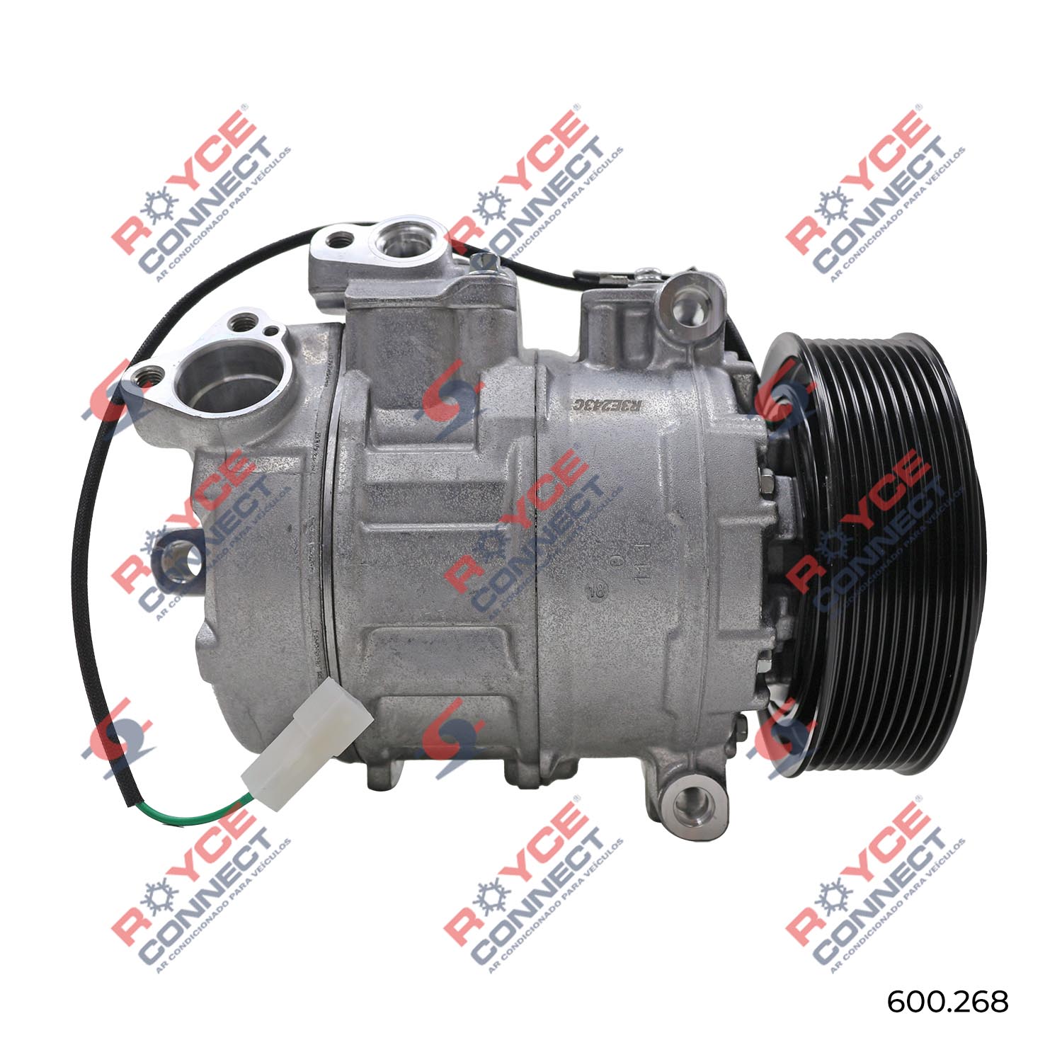 Compressor Modelo Denso 7SBU16C Caminhão Mercedes Benz Axor - 24 Volts ...