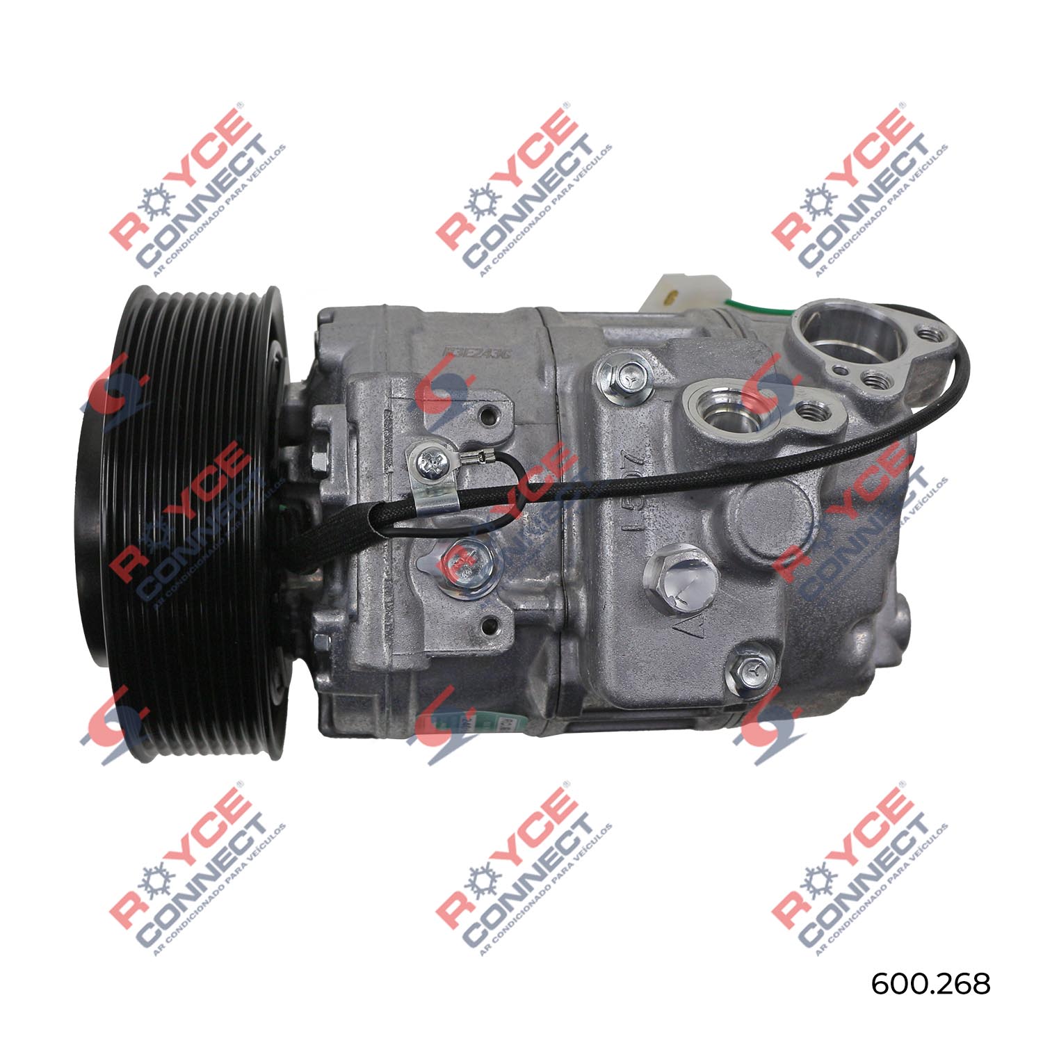 Compressor Modelo Denso 7SBU16C Caminhão Mercedes Benz Axor - 24 Volts ...