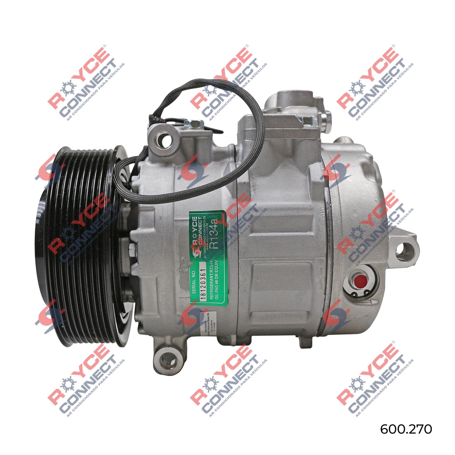 Compressor Modelo Denso 7SBU16C Caminhão Mercedes Benz Axor 3344/4144 ...
