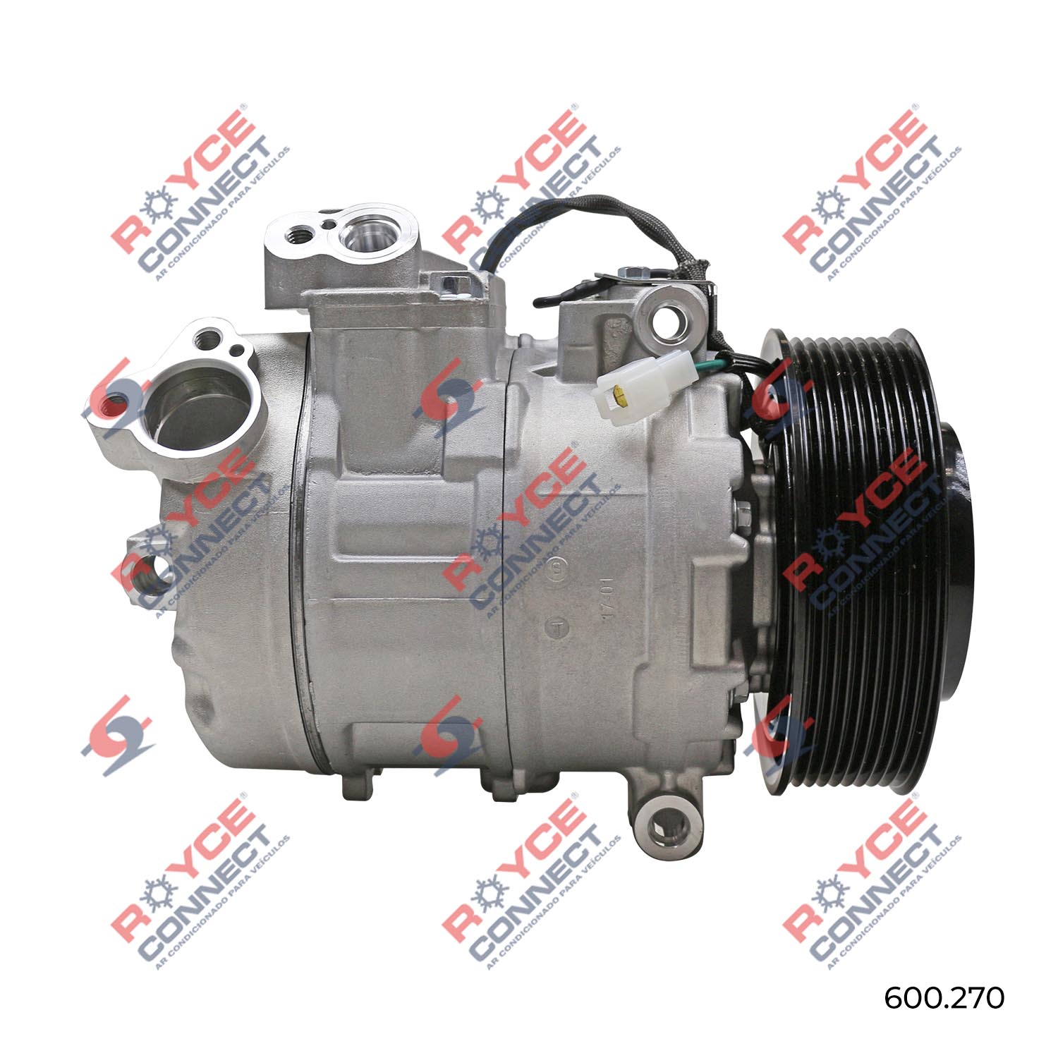 Compressor Modelo Denso 7SBU16C Caminhão Mercedes Benz Axor 3344/4144 ...