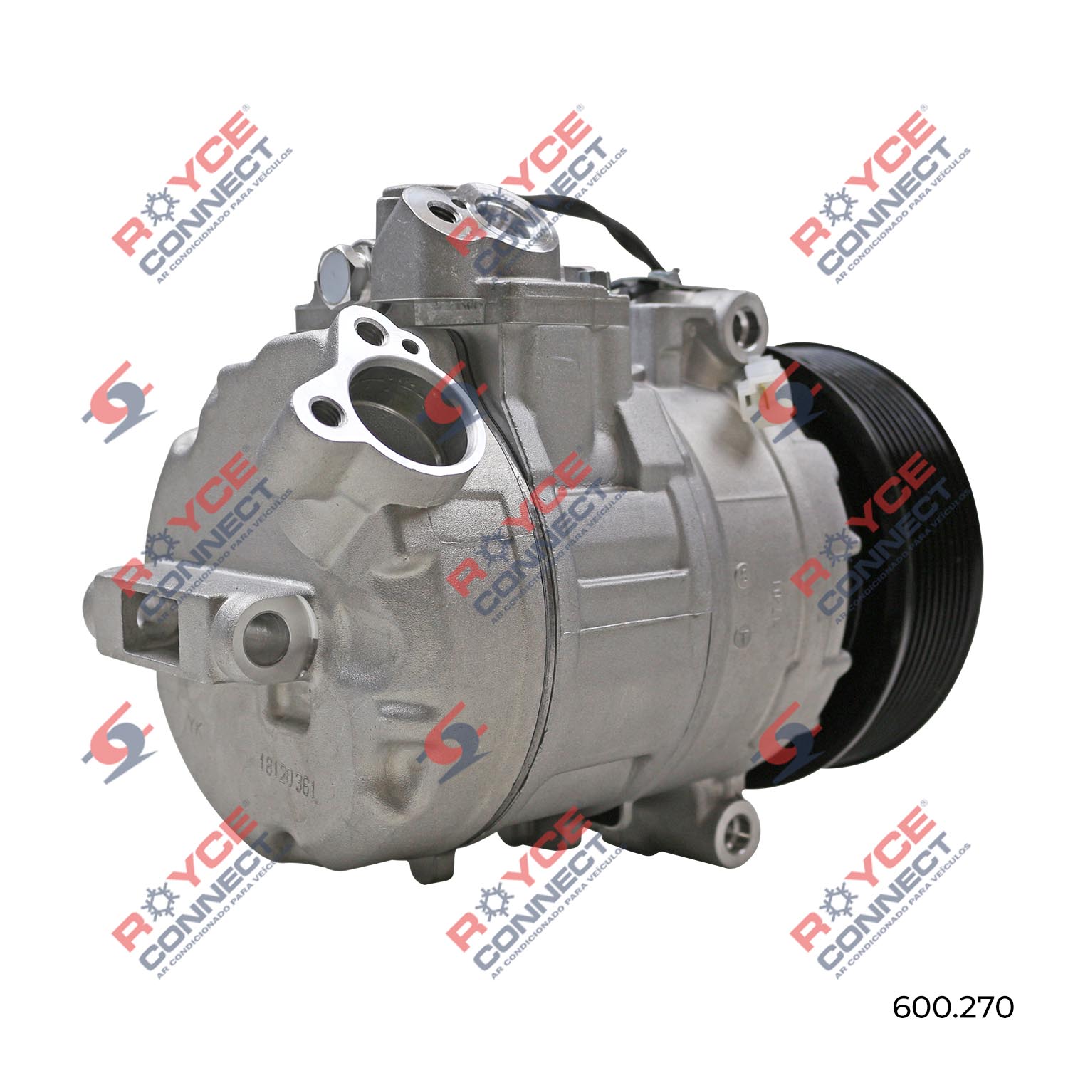 Compressor Modelo Denso 7SBU16C Caminhão Mercedes Benz Axor 3344/4144 ...