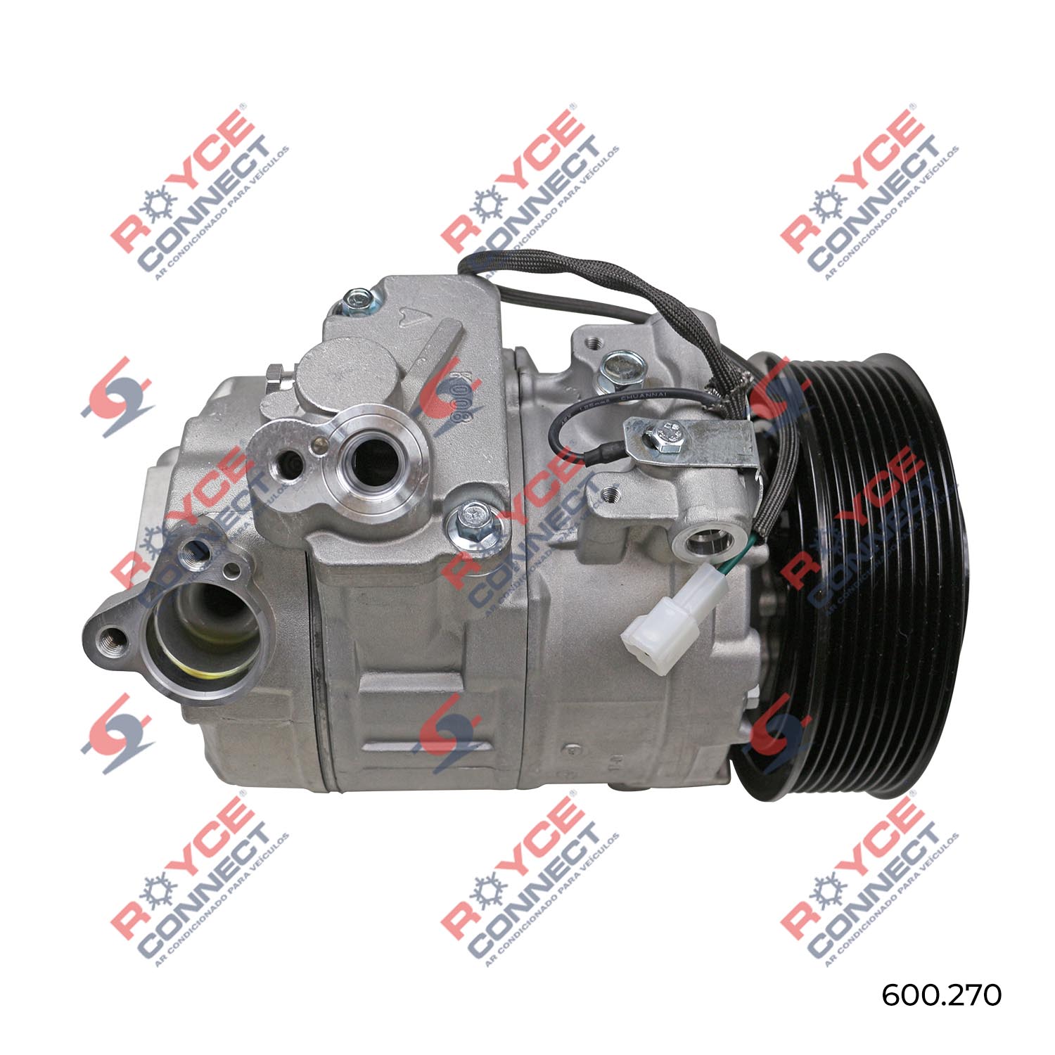 Compressor Modelo Denso 7SBU16C Caminhão Mercedes Benz Axor 3344/4144 ...