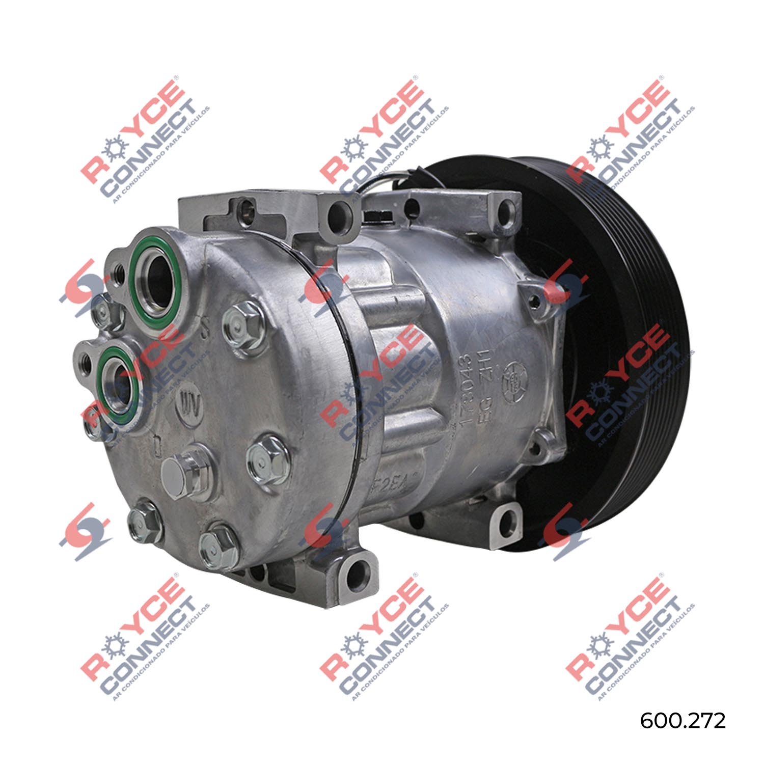 Compressor SANDEN AA7H15AA Original 4116U Caminhão Volvo 2008 Até 2019 ...