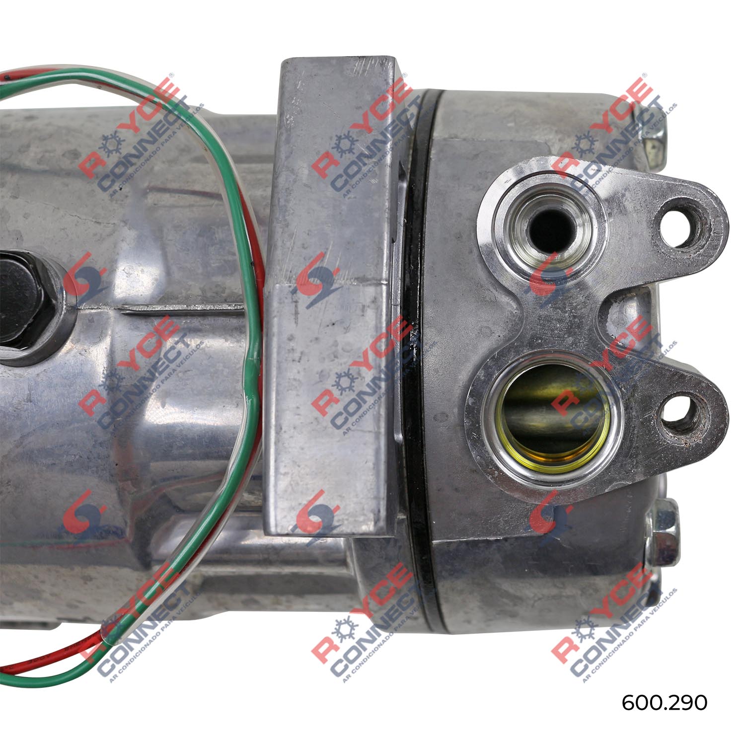 Compressor Modelo AA7H15AA 8275/ 8295 Caminhão Scania 2013> Magnético 2 ...