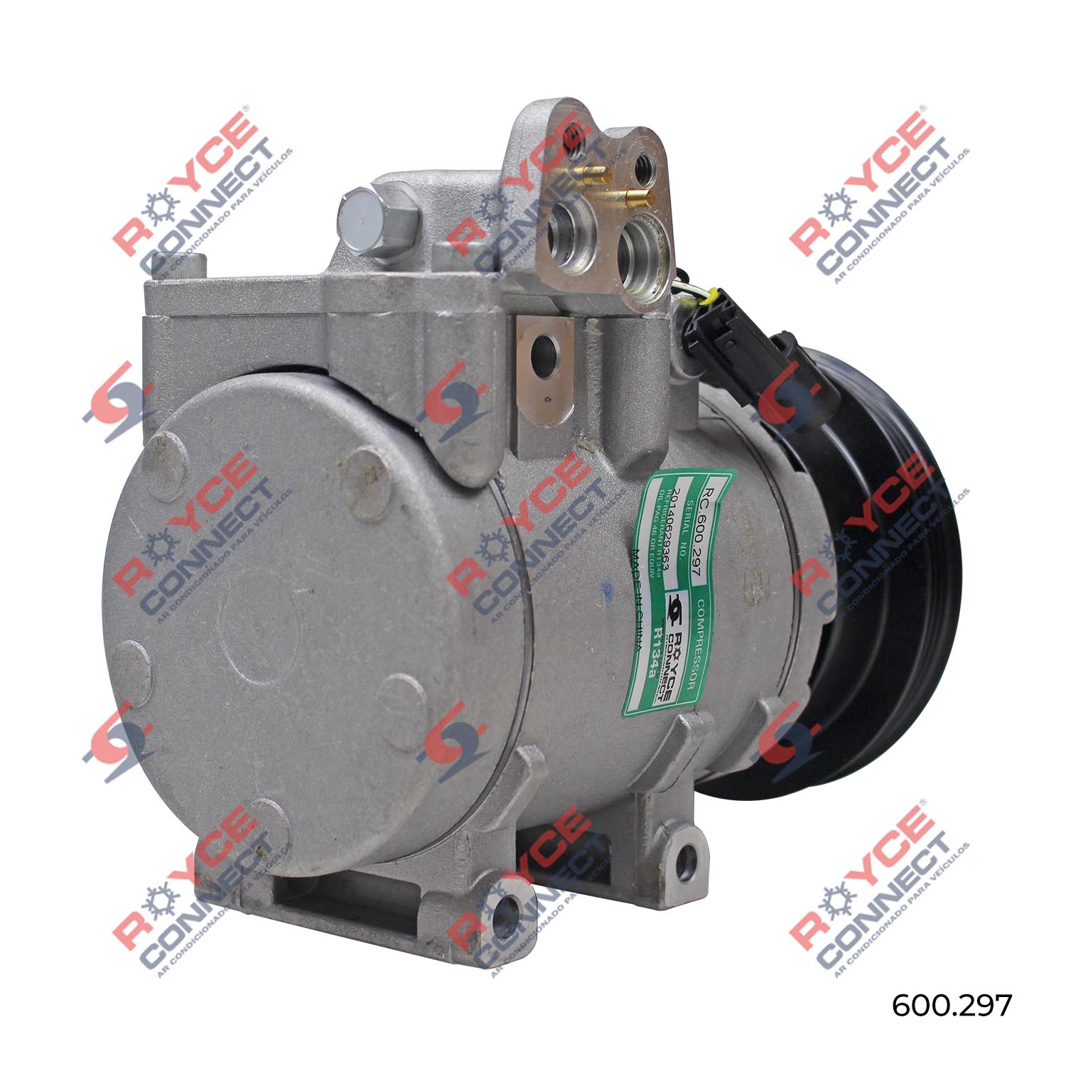 Compressor Modelo Halla Hyundai Tucson 2.0 - 12 Volts Polia 4pk 124mm ...