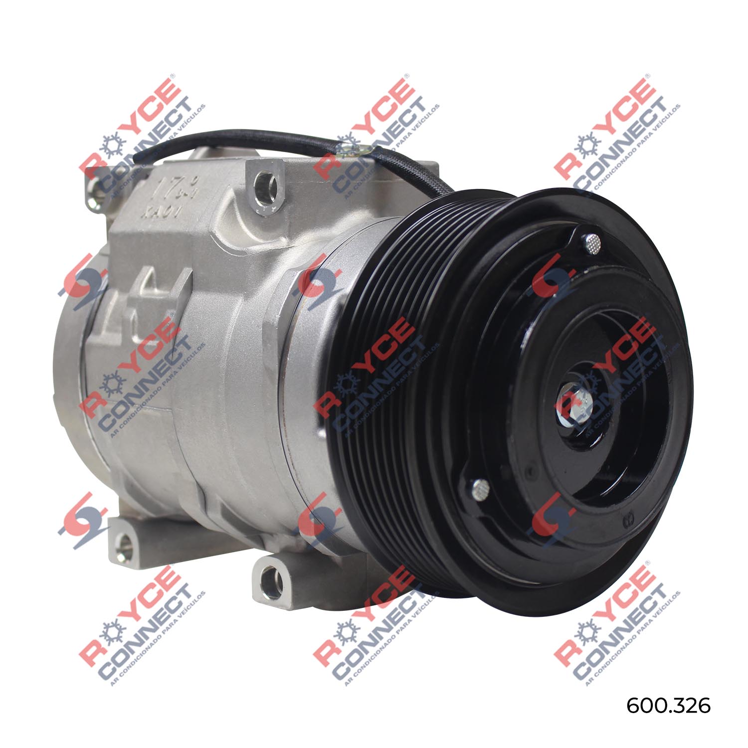 Compressor Modelo Denso 10SRE18C Máquina Retroescavadeira 310K John ...