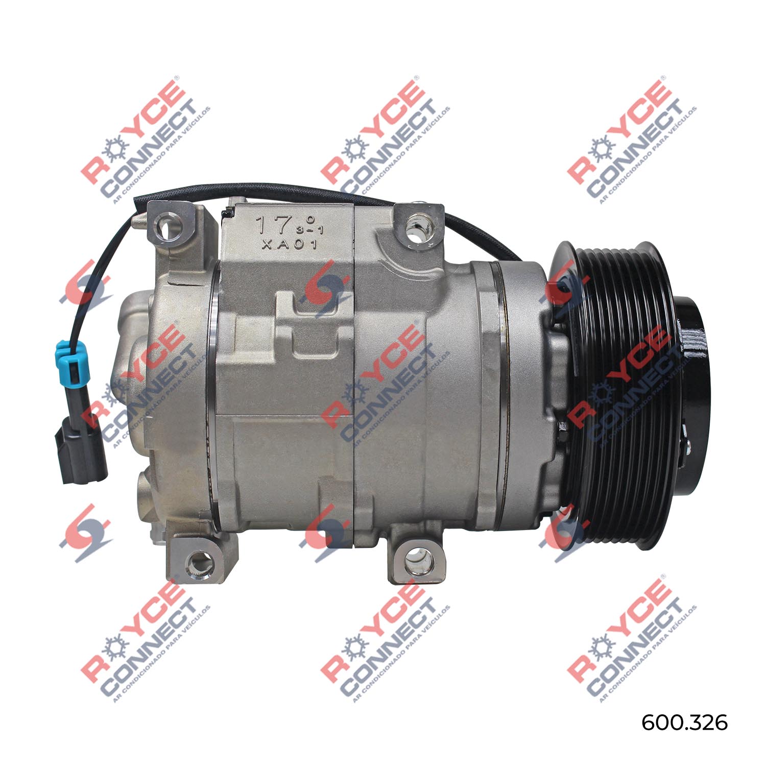 Compressor Modelo Denso 10SRE18C Máquina Retroescavadeira 310K John ...
