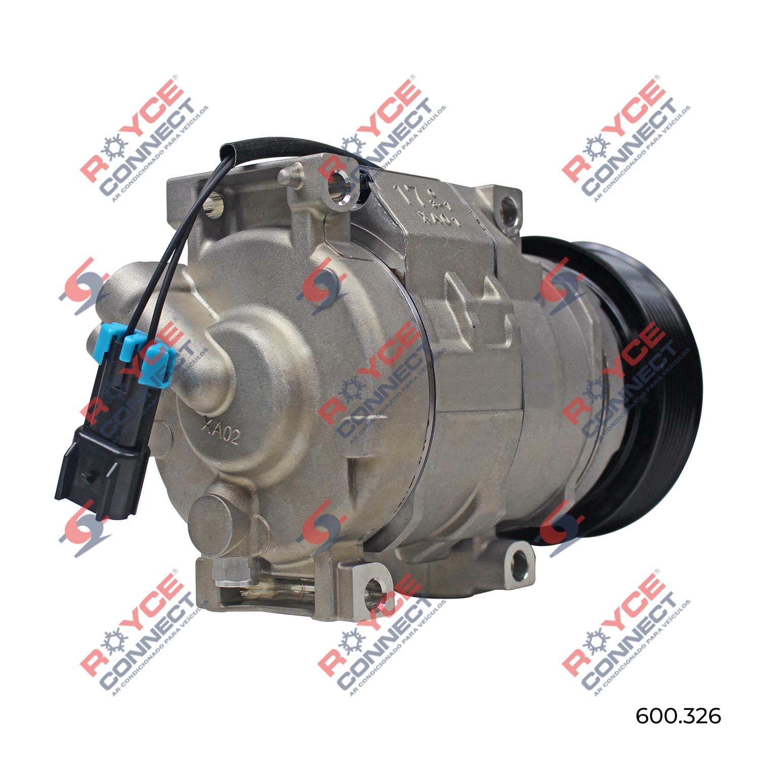 Compressor Modelo Denso 10SRE18C Máquina Retroescavadeira 310K John ...