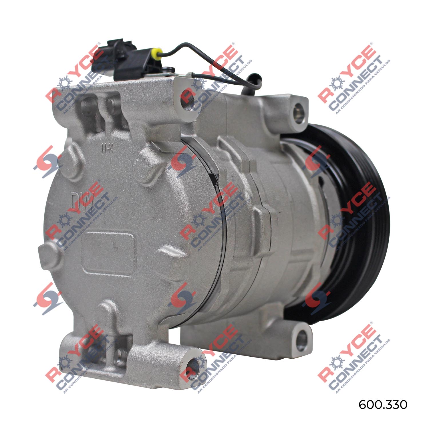 Compressor Hyundai HB20 1.0 - 12 Volts Polia 5pk 117mm - Royce Connect