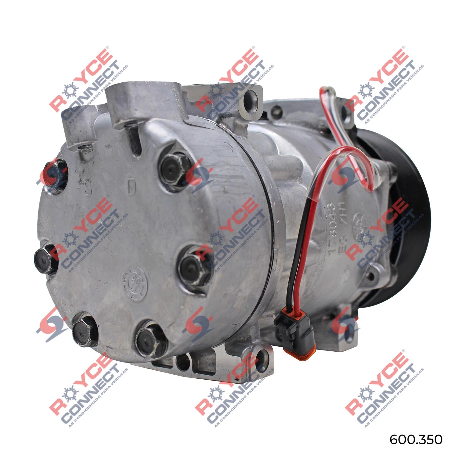 Compressor SANDEN Original AA7H15AA 8275/ 8295 Caminhão Scania 2013 ...