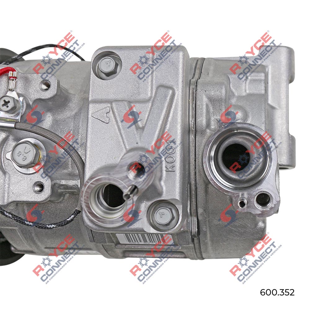 Compressor Denso 7SBU16C Caminhão Mercedes Benz Actros - 24 Volts Polia ...