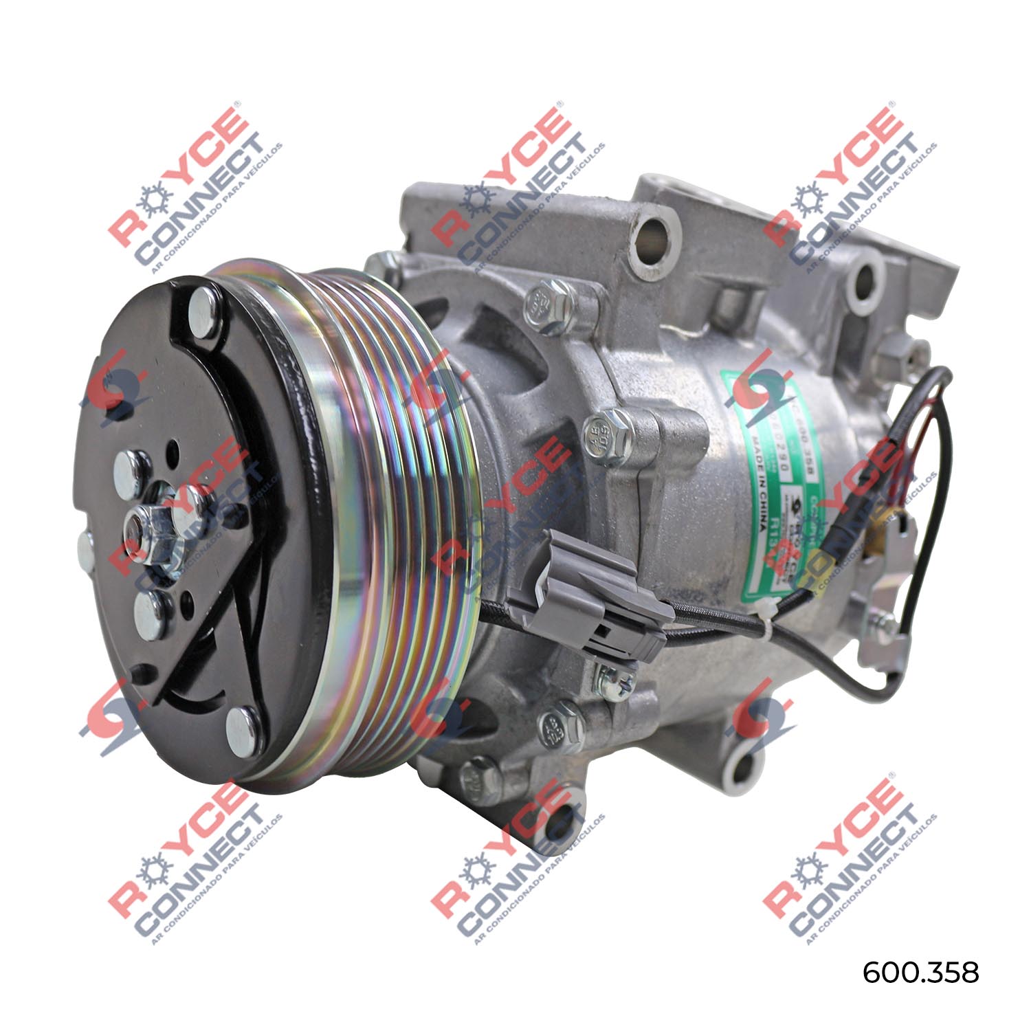 Compressor Honda Fit 2008 Até 2013 / City 2010> - 12 Volts Polia 5pk ...