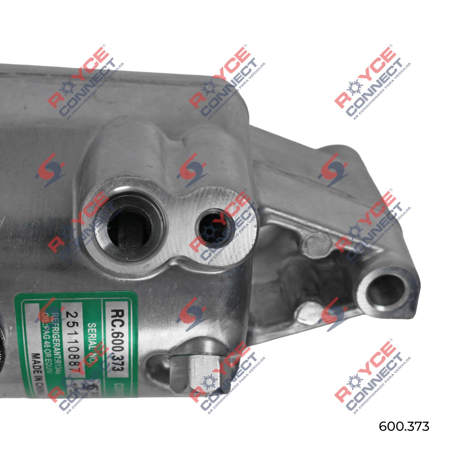 Compressor 10S11C Nissan Versa - 12 Volts Polia 7pk 116mm - Royce Connect