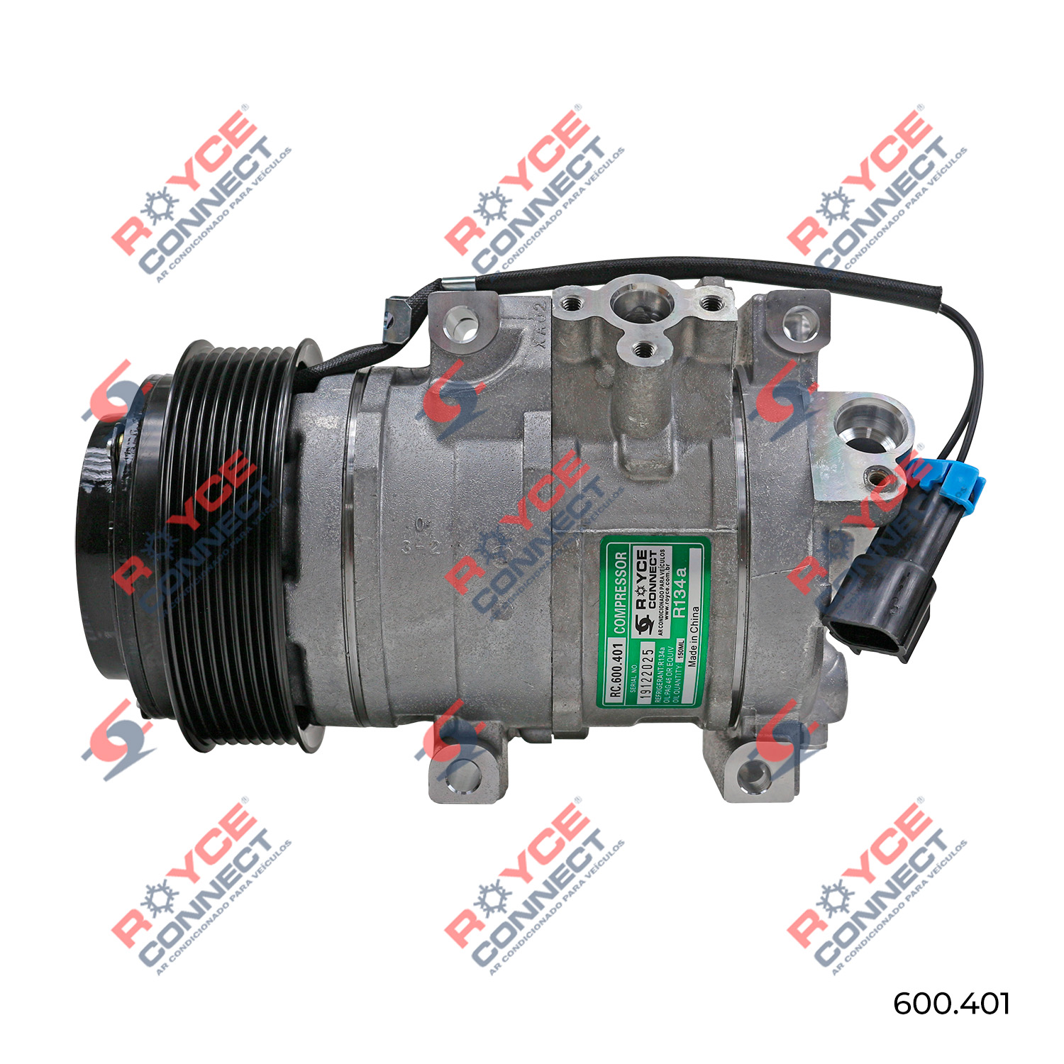Compressor Modelo Denso 10SRE18C Máquina Trator John Deere 5078E - 12 ...