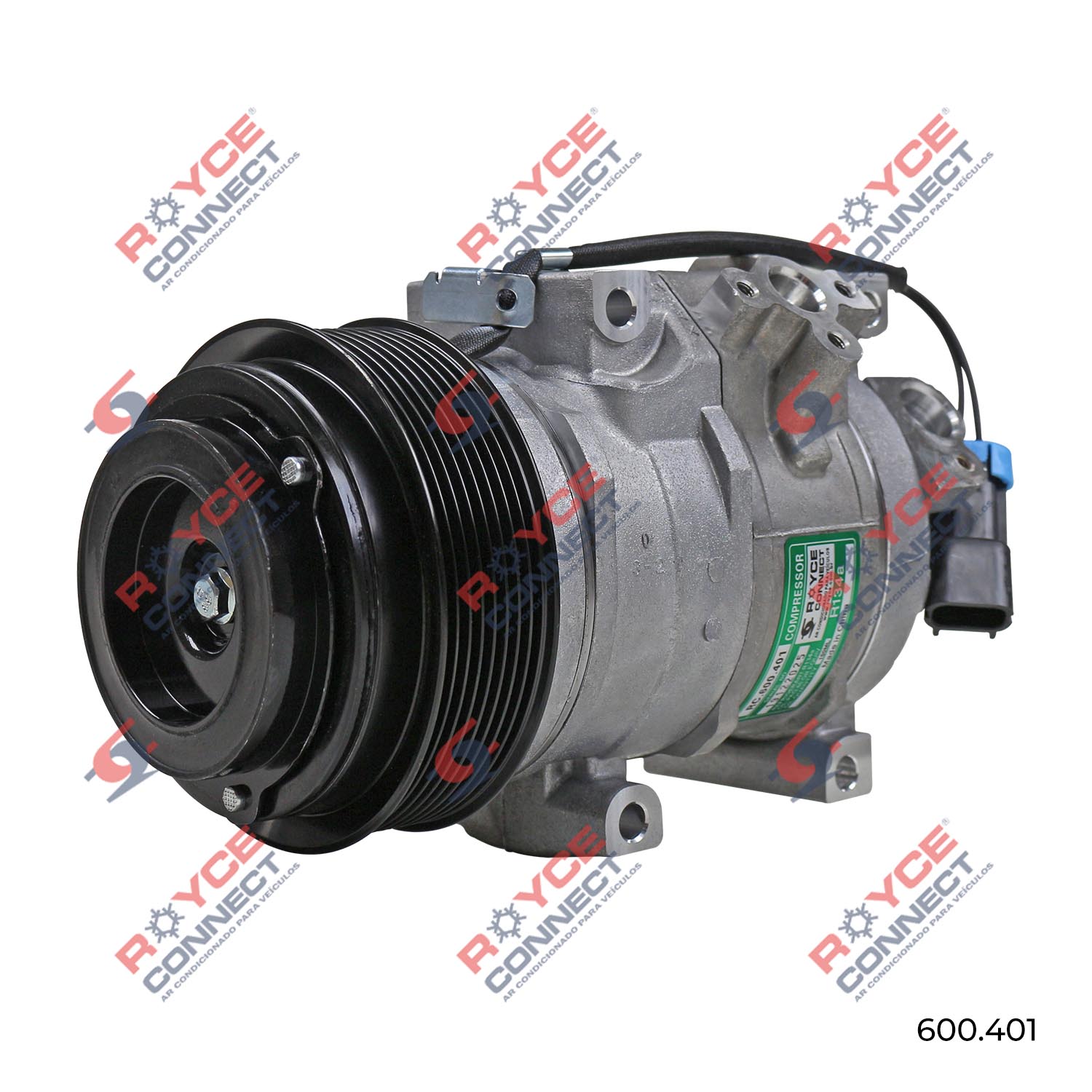 Compressor Modelo Denso 10SRE18C Máquina Trator John Deere 5078E - 12 ...