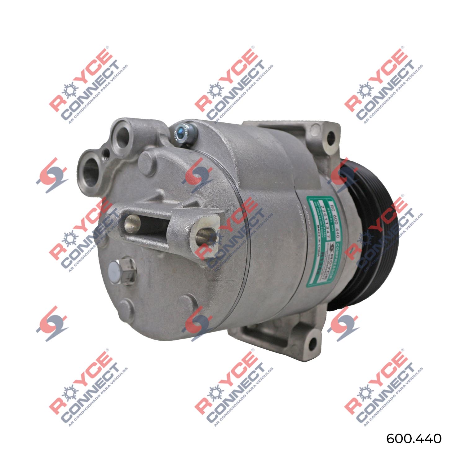 Compressor Chevrolet Trailblazer 2013 Até 2017 - 12 Volts Polia 6pk ...