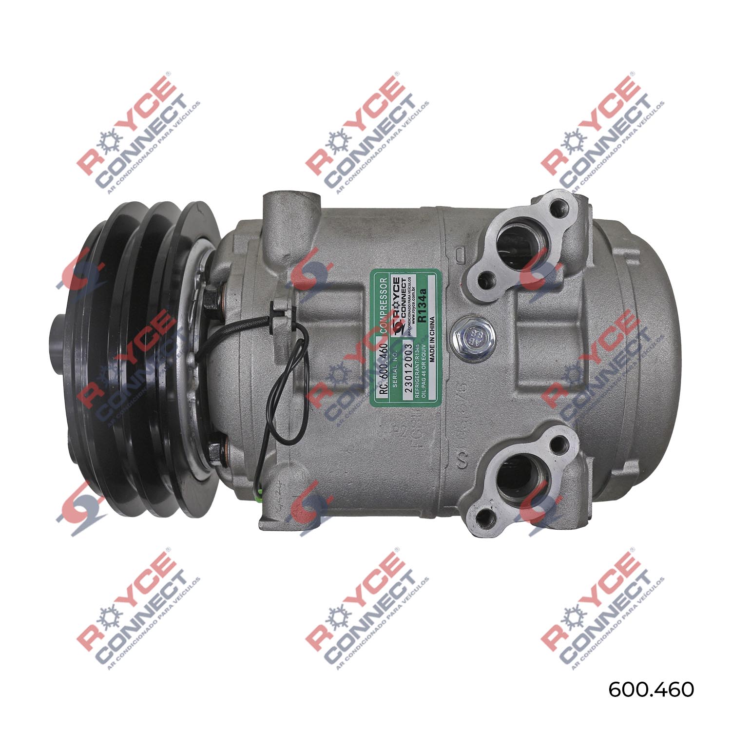 Compressor Modelo TM31HD Ônibus 313cm³ - 12 Volts Polia 2A 158mm R134a - Royce Connect