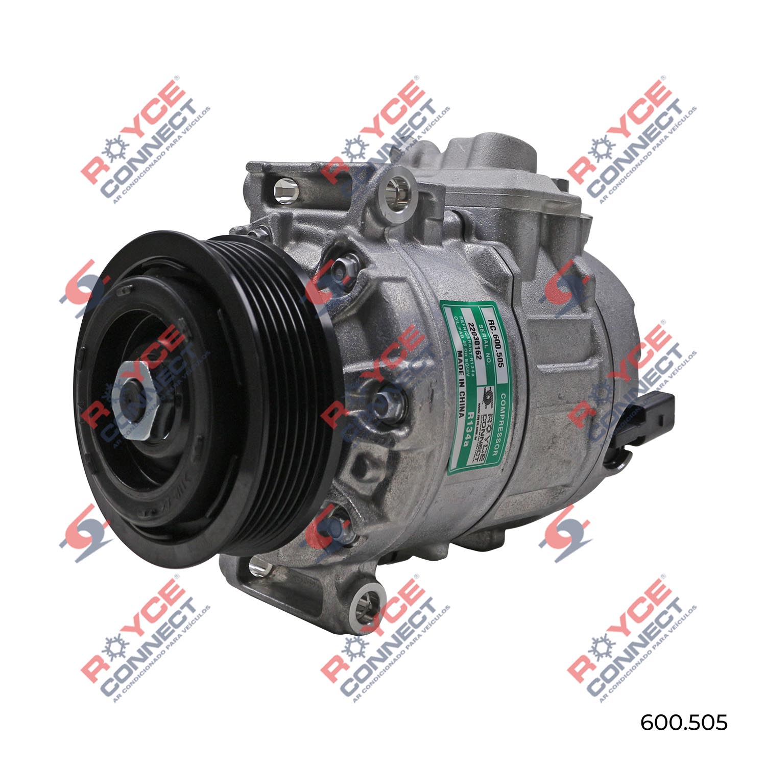 Compressor Modelo Denso 6SEU14C Volkswagen Amarok Diesel 2010 Até 2017 ...