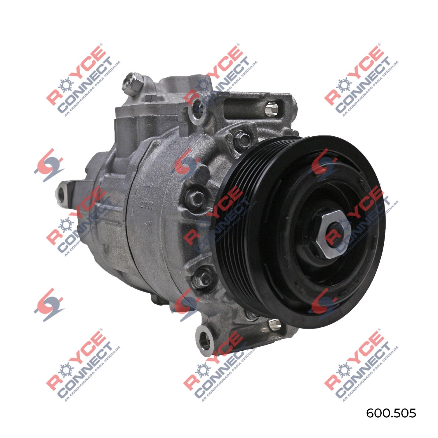 Compressor Modelo Denso 6SEU14C Volkswagen Amarok Diesel 2010 Até 2017 ...