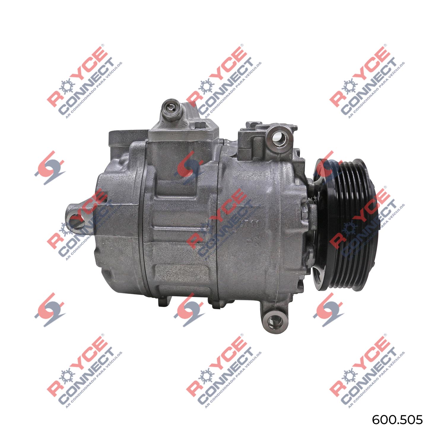 Compressor Modelo Denso 6SEU14C Volkswagen Amarok Diesel 2010 Até 2017 ...