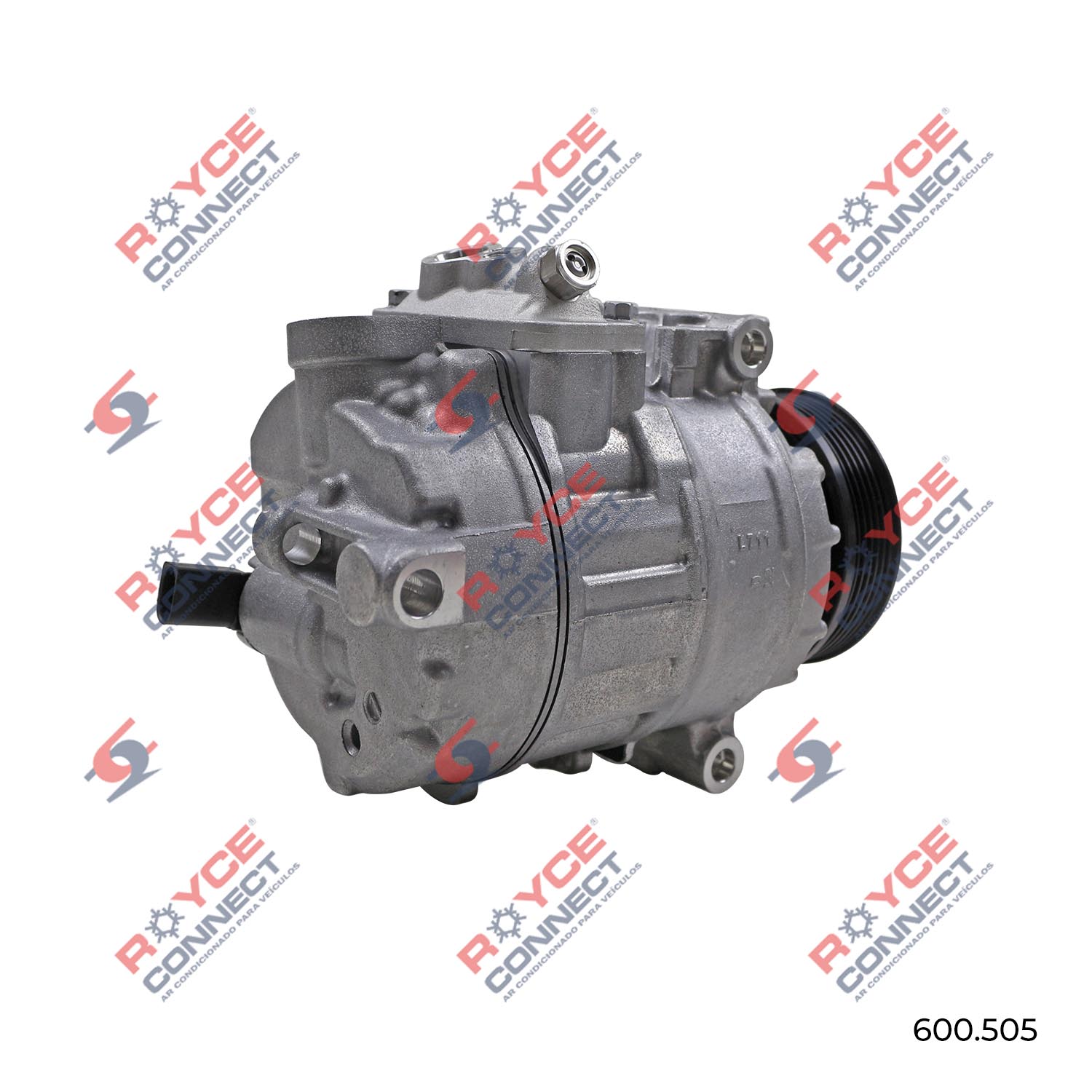 Compressor Modelo Denso 6SEU14C Volkswagen Amarok Diesel 2010 Até 2017 ...