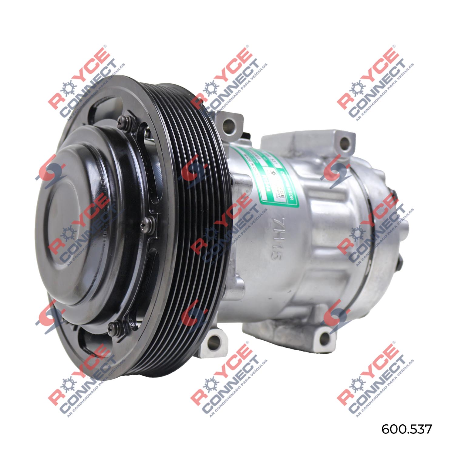 Compressor Modelo Sanden 5271A AB7H15AB Caminhão Volvo FH 2020> - 24 ...