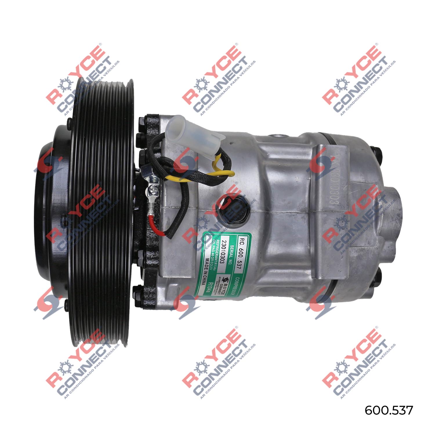 Compressor Modelo Sanden 5271A AB7H15AB Caminhão Volvo FH 2020> - 24 ...